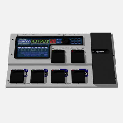 Guitar Effects Pedal - Digitech Rp2000 3D Model by SpiritSwitchboard
