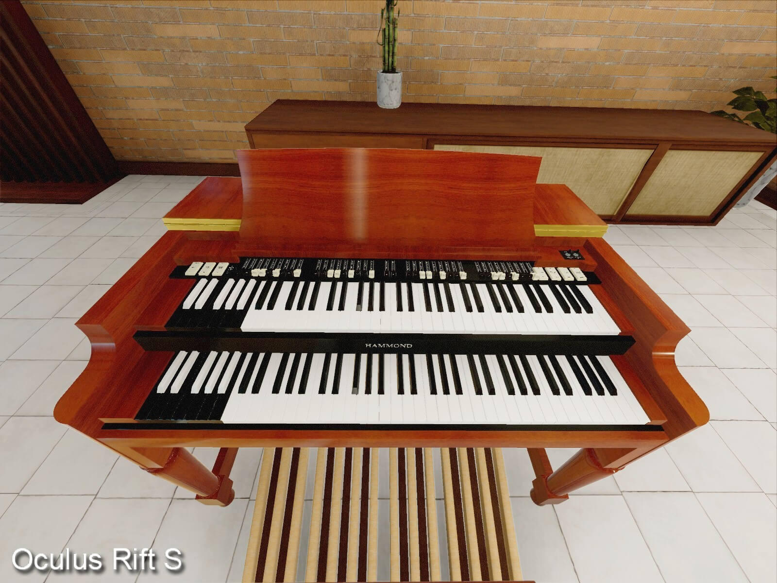 Hammond B3 Organ - Vintage Keyboard 3D Model by SpiritSwitchboard