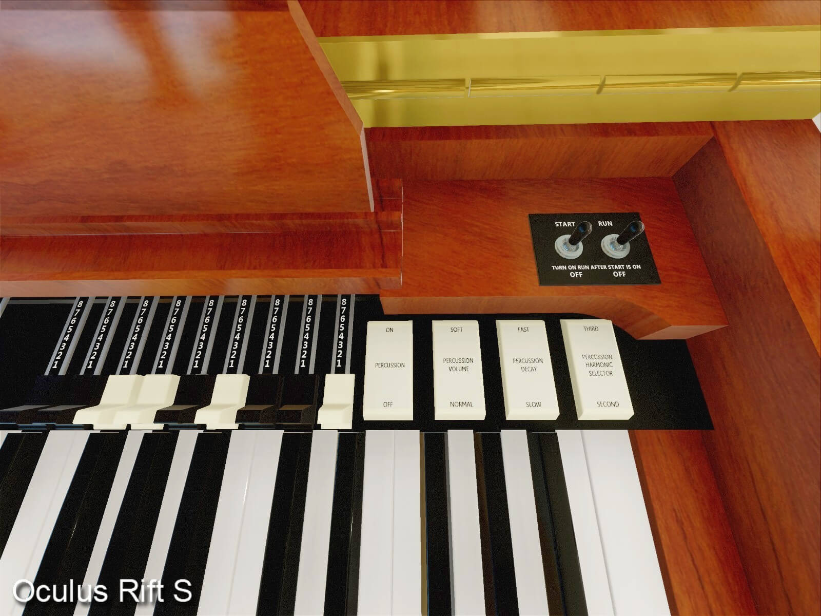 Hammond B3 Organ - Vintage Keyboard 3D Model by SpiritSwitchboard