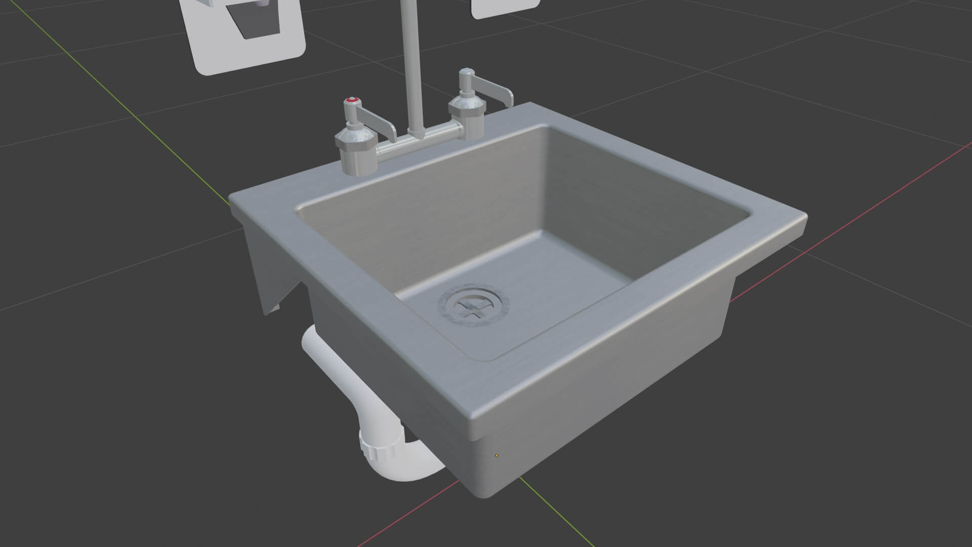 Hand Washing Station - 3D Model by SpiritSwitchboard