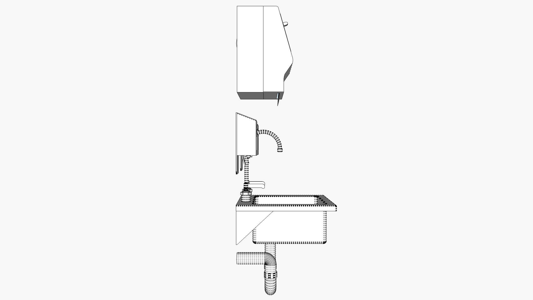Hand Washing Station - 3D Model by SpiritSwitchboard