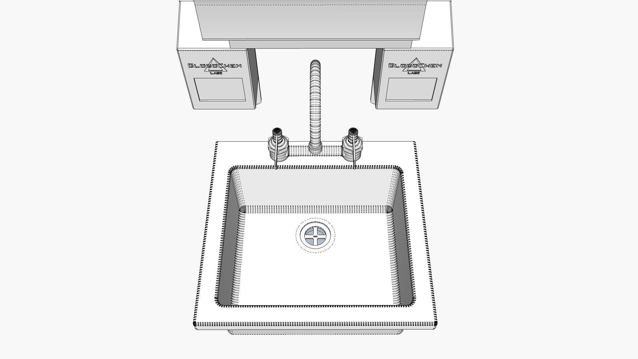 Hand Washing Station - 3D Model by SpiritSwitchboard