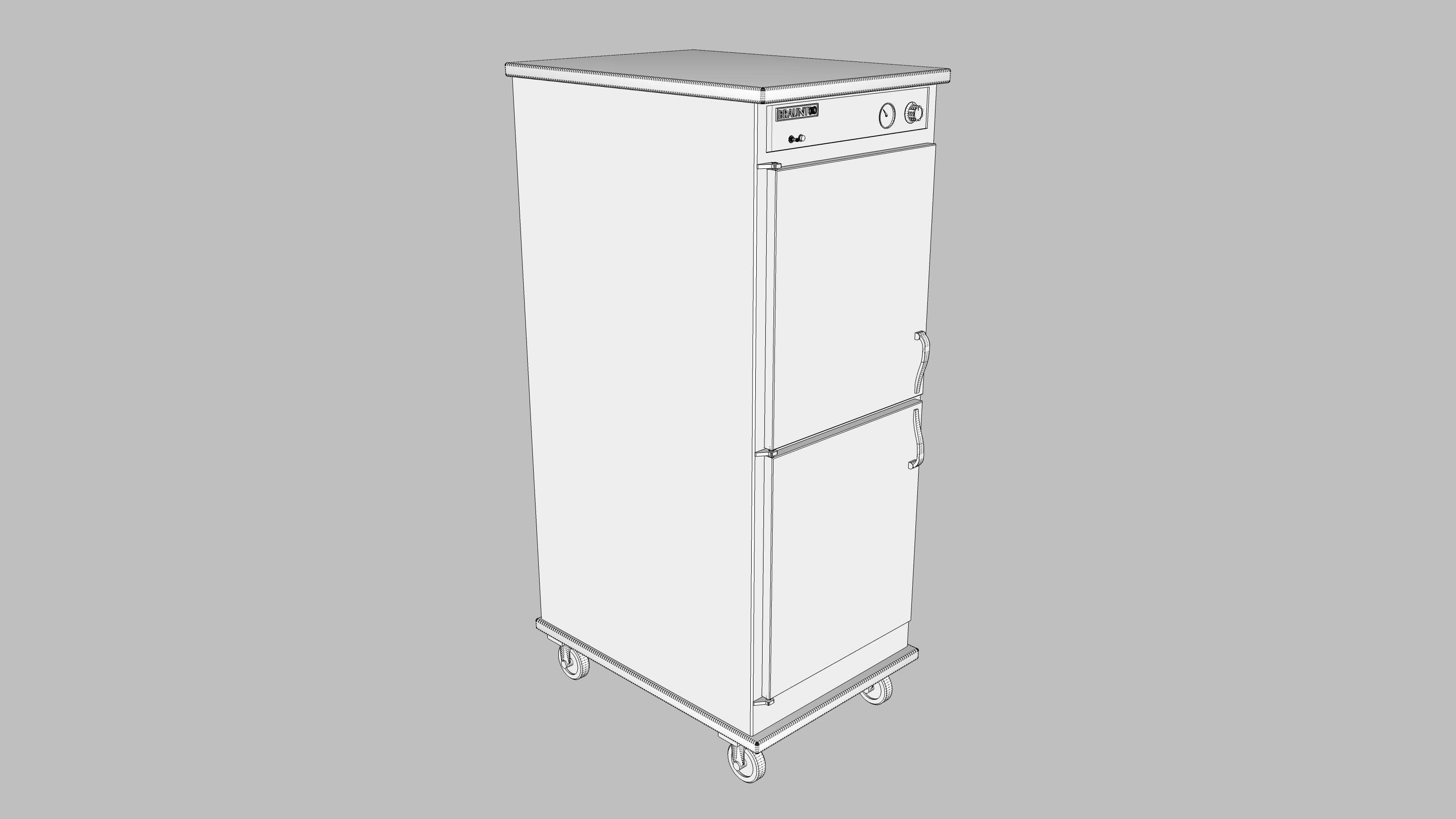 Heat Hold Box for Restaurant, Cafeteria, Etc - 3D Model by ...