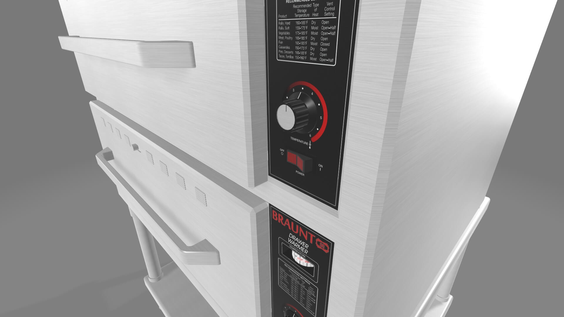 Heat Hold Drawers for Restaurant Cafeteria Etc - 3D Model by ...