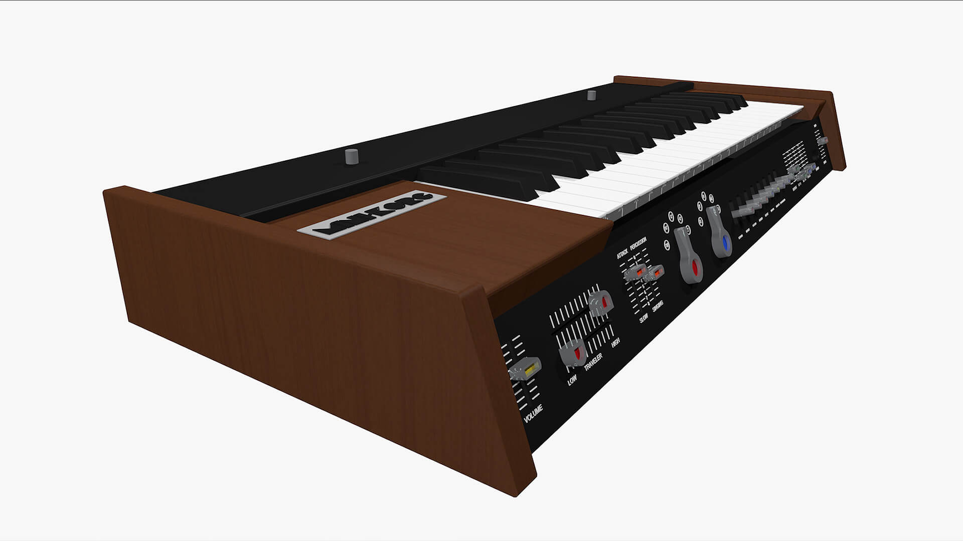 Keyboard - Korg Univox - Vintage Synthesizer 3D Model by SpiritSwitchboard