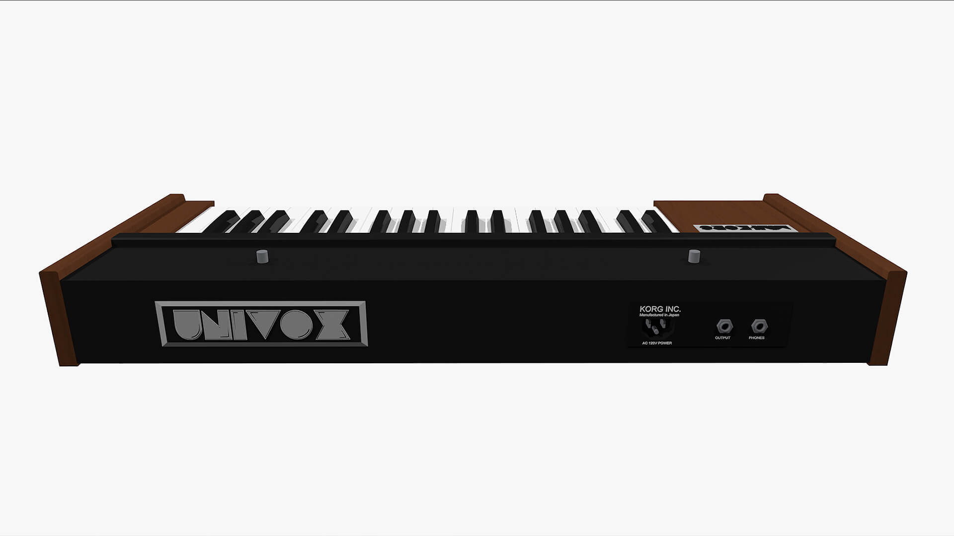 Keyboard - Korg Univox - Vintage Synthesizer 3D Model by SpiritSwitchboard