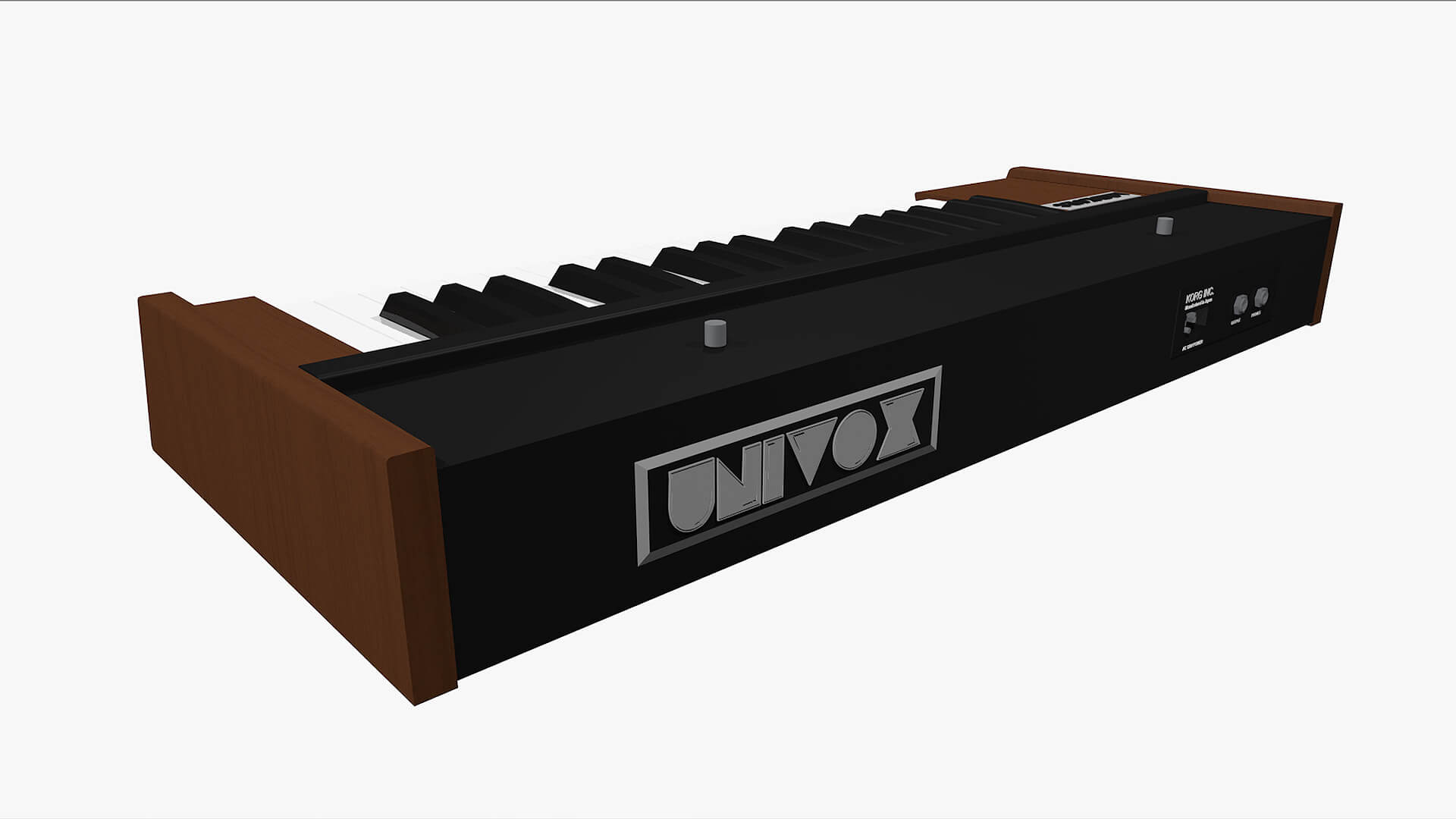 Keyboard - Korg Univox - Vintage Synthesizer 3D Model by SpiritSwitchboard
