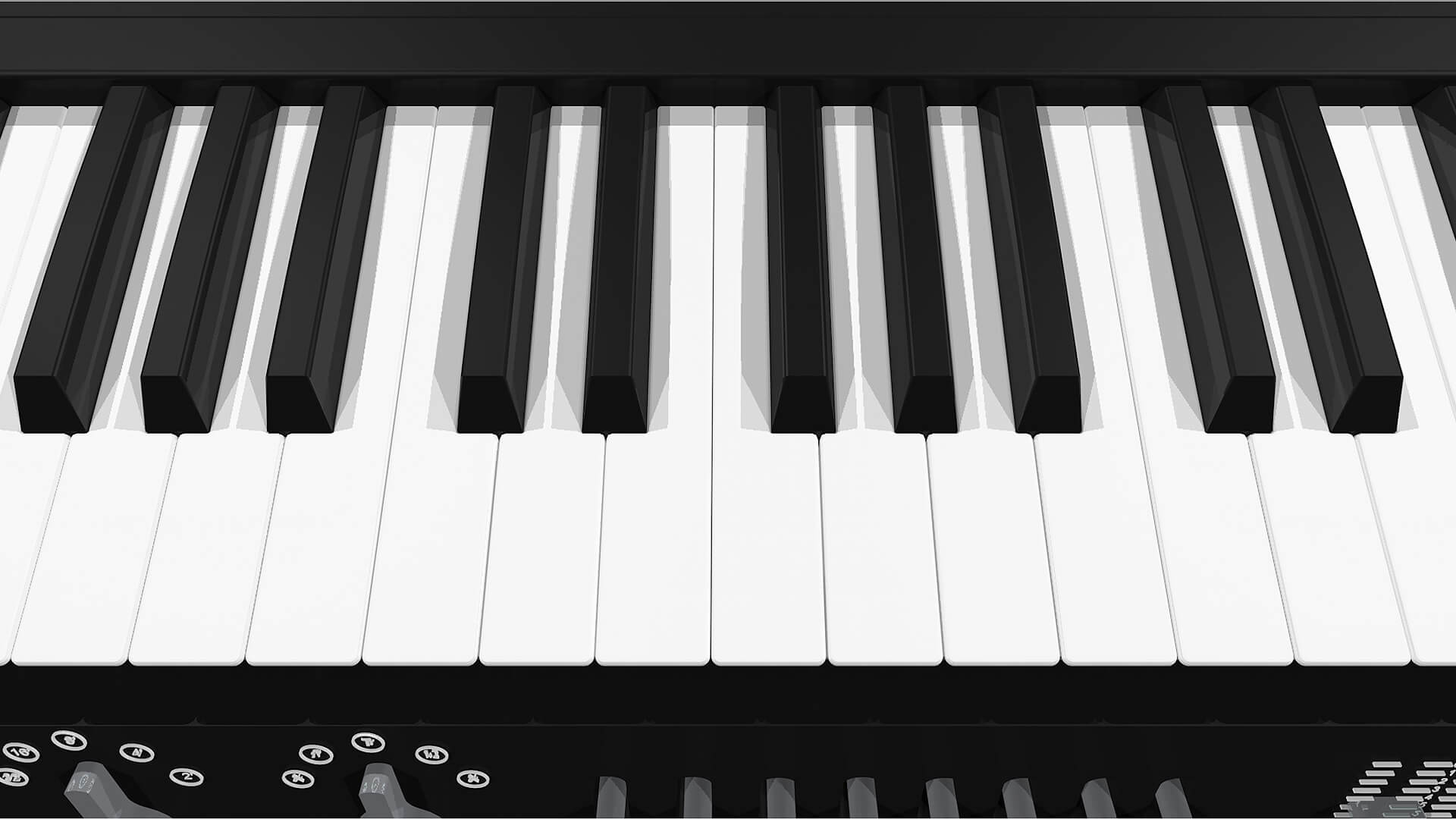 Keyboard - Korg Univox - Vintage Synthesizer 3D Model by SpiritSwitchboard