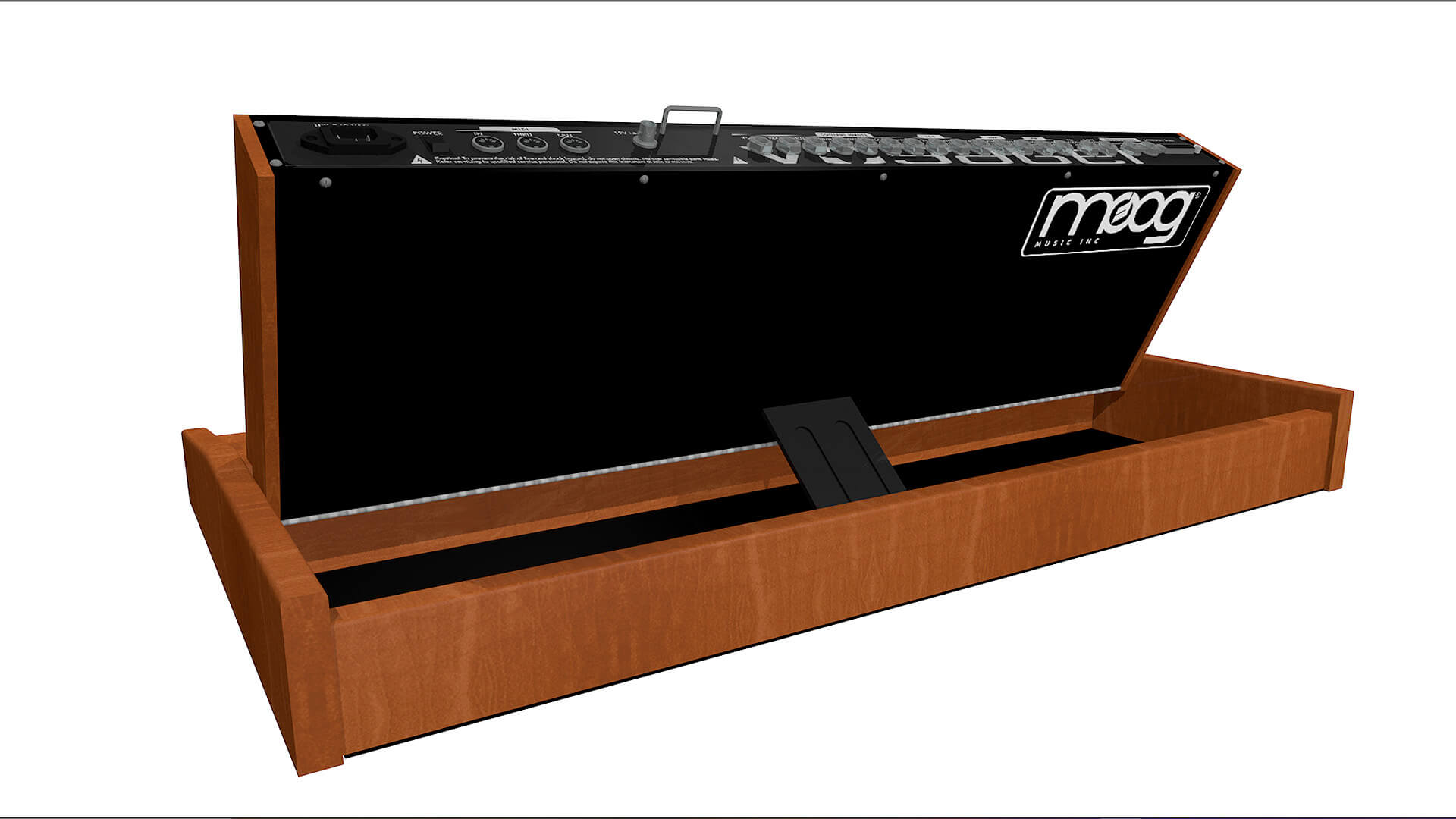 Keyboard Synthesizer - Moog Voyager - Wood Finish 3D Model by ...
