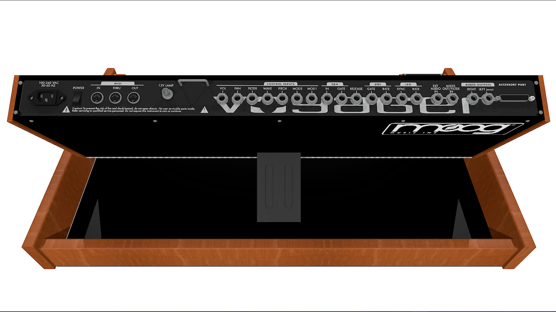 Keyboard Synthesizer - Moog Voyager - Wood Finish 3D Model by ...