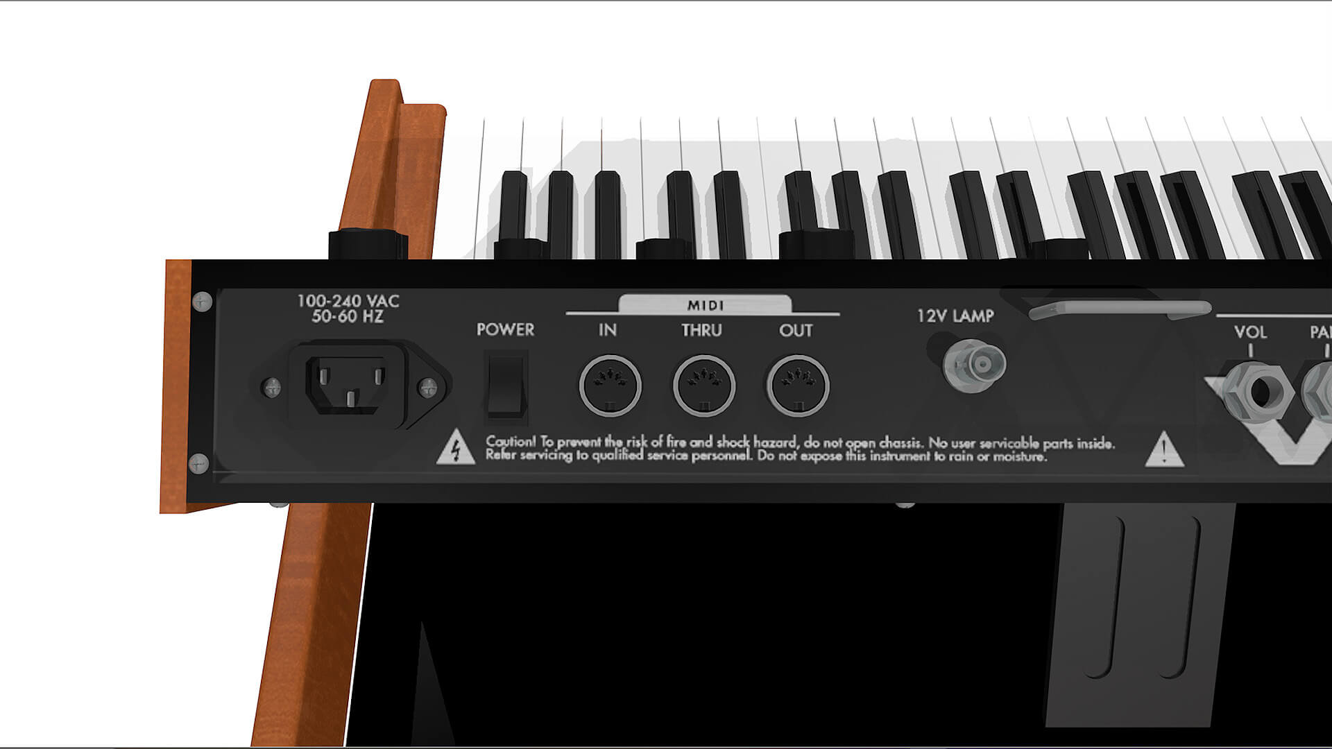 Keyboard Synthesizer - Moog Voyager - Wood Finish 3D Model by ...