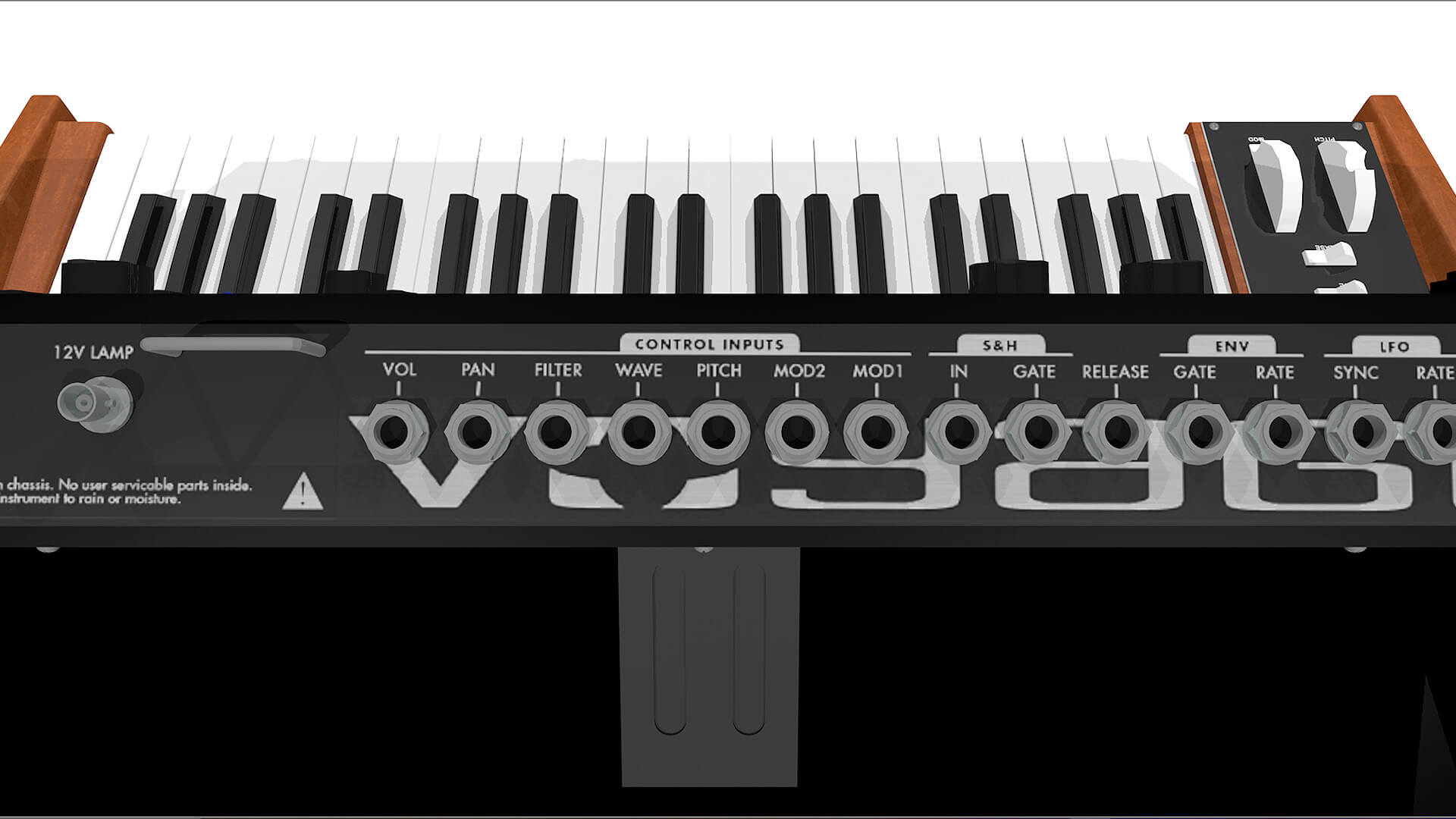 Keyboard Synthesizer - Moog Voyager - Wood Finish 3D Model by ...