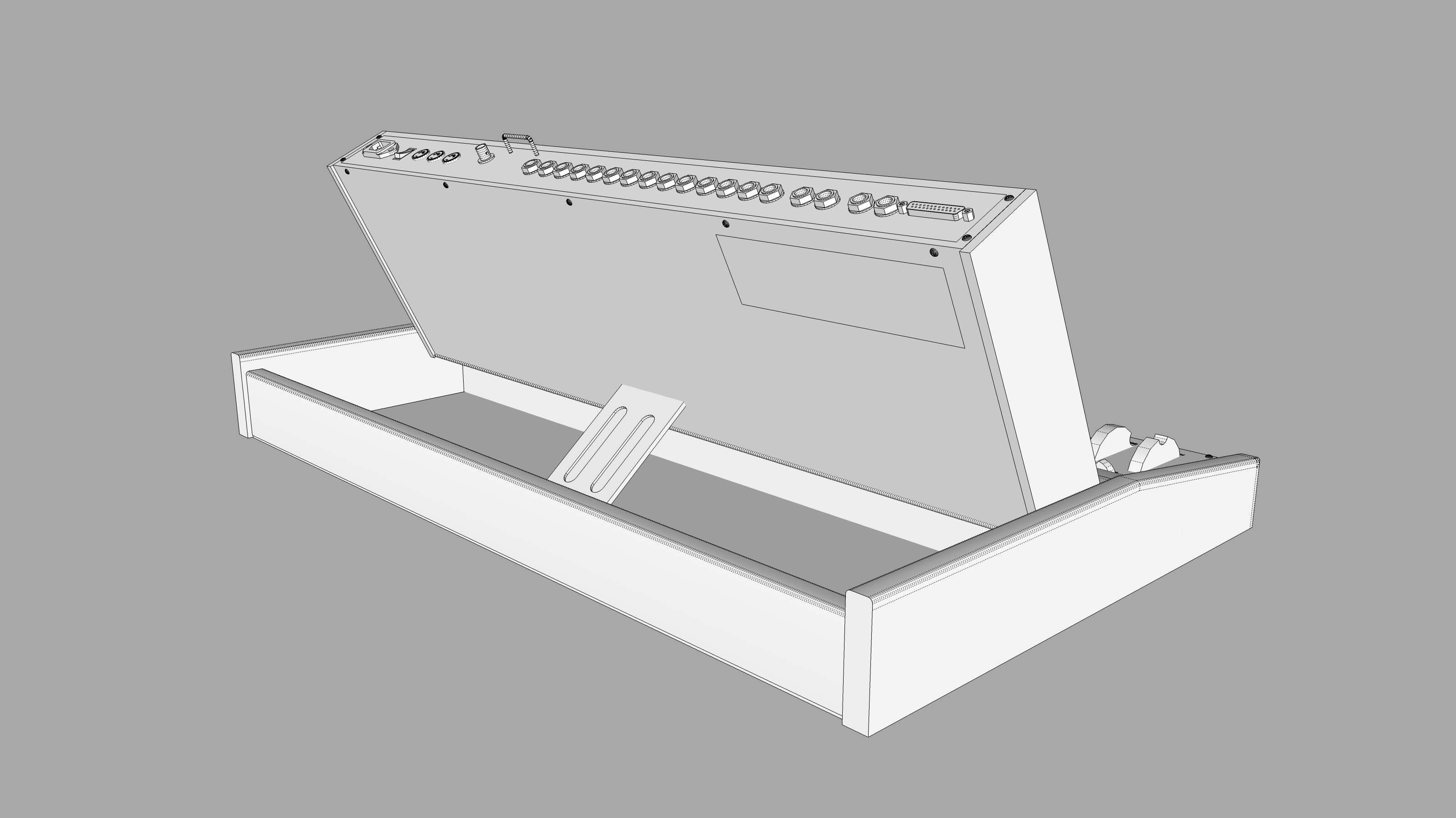 Keyboard Synthesizer - Moog Voyager - Wood Finish 3D Model by ...