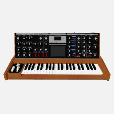 Keyboard Synthesizer - Moog Voyager - Wood Finish 3D Model by ...