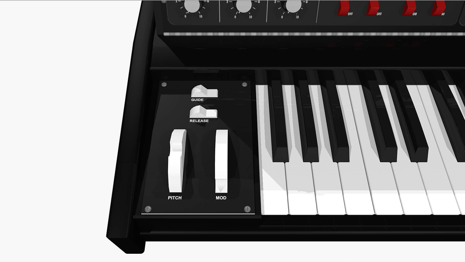 Keyboard Synthesizer - Moog Voyager 3D Model by SpiritSwitchboard