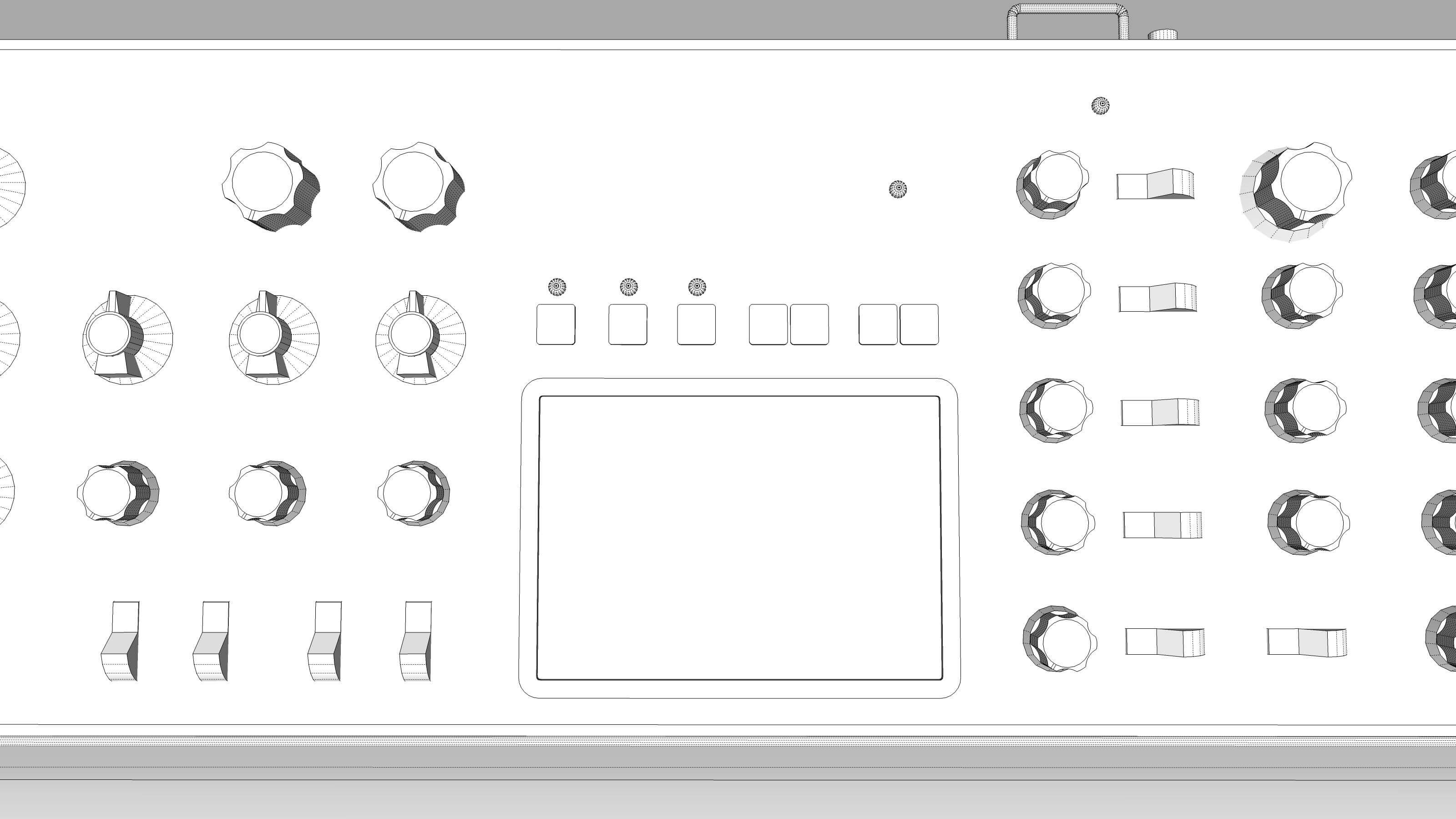 Keyboard Synthesizer - Moog Voyager 3D Model by SpiritSwitchboard