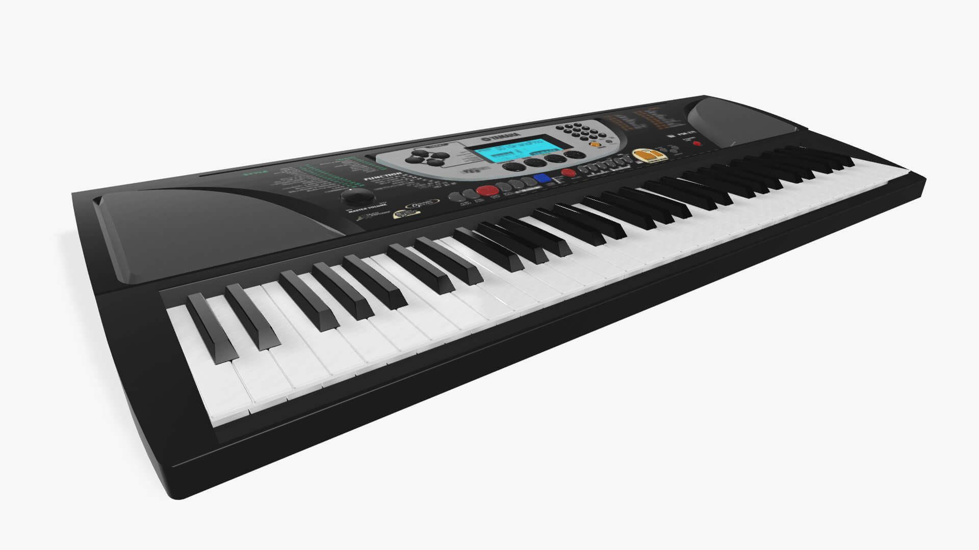 Keyboard Workstation - Yamaha PSR 270 3D Model by SpiritSwitchboard