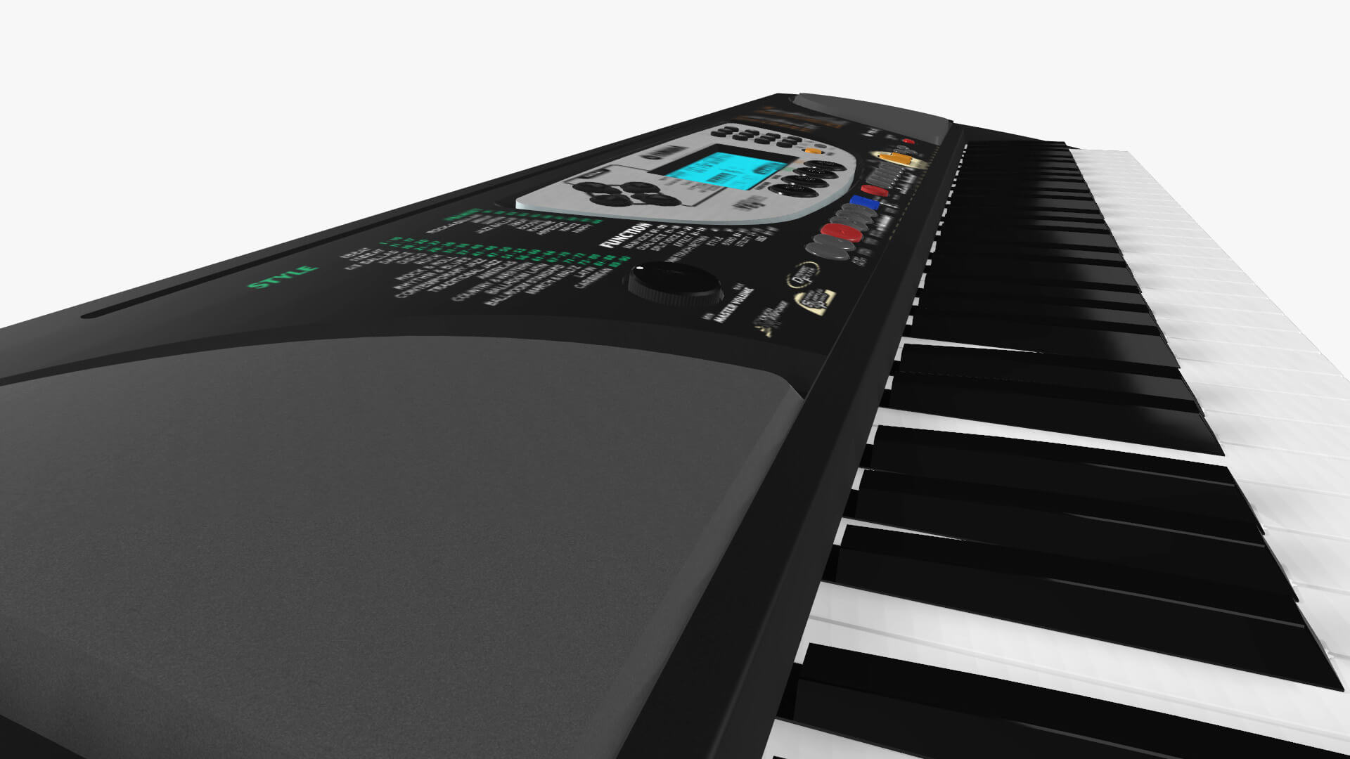 Keyboard Workstation - Yamaha PSR 270 3D Model by SpiritSwitchboard