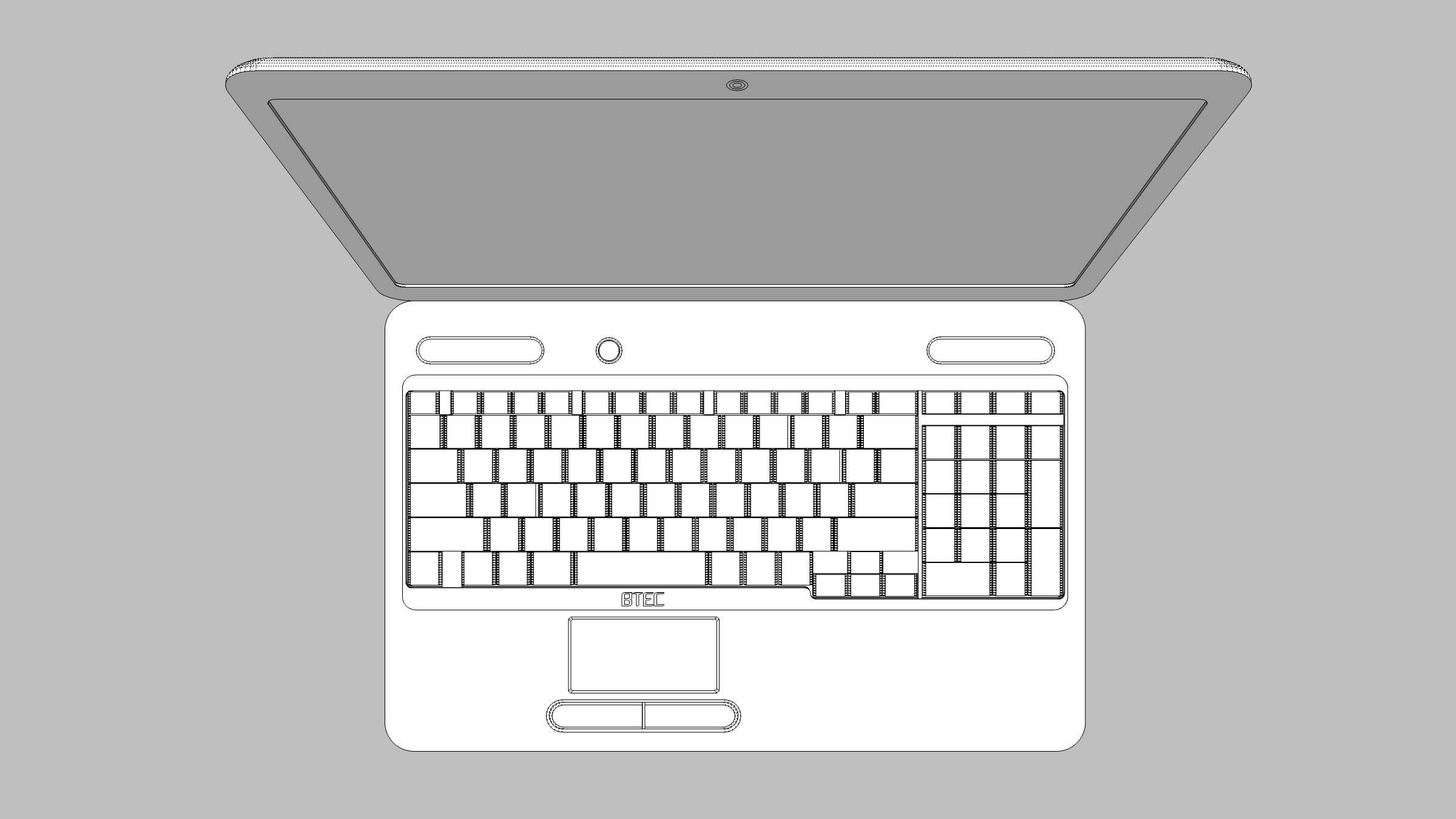 Laptop Computer - Notebook Computer 3D Model by SpiritSwitchboard