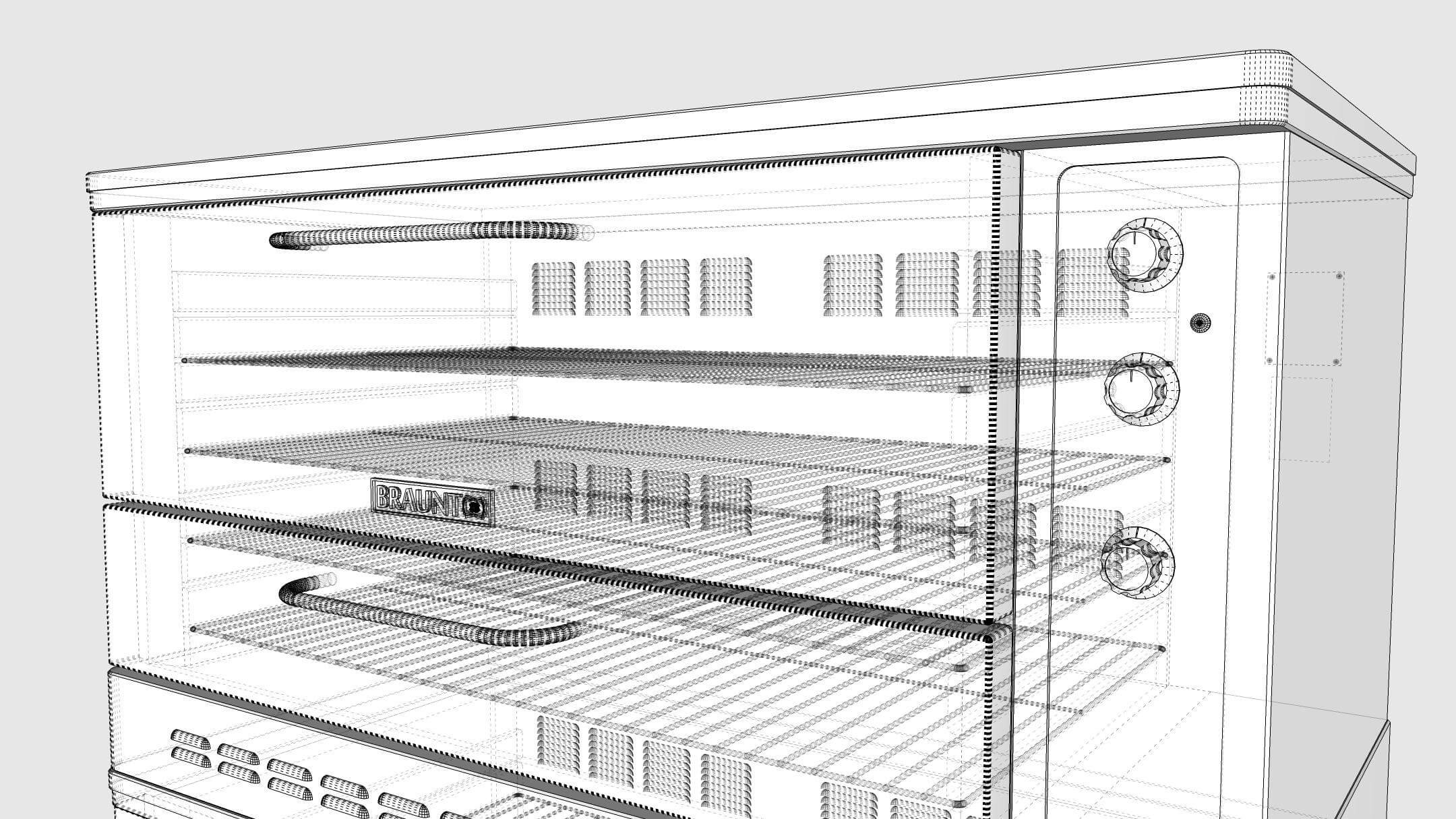 Large Pizza Oven - 3D Model by SpiritSwitchboard