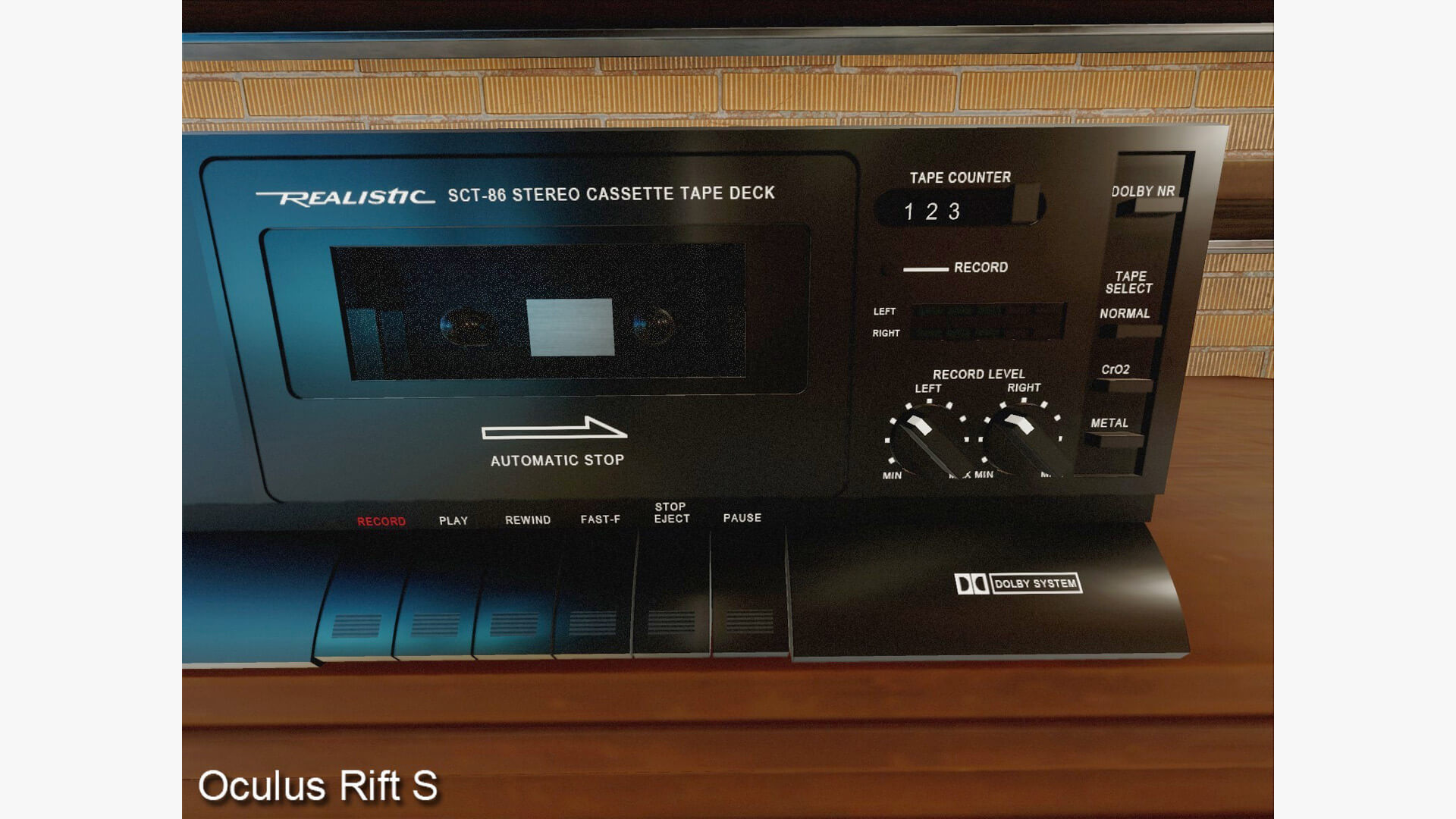 Mini Tape Deck - Realistic SCT-86 3D Model by SpiritSwitchboard