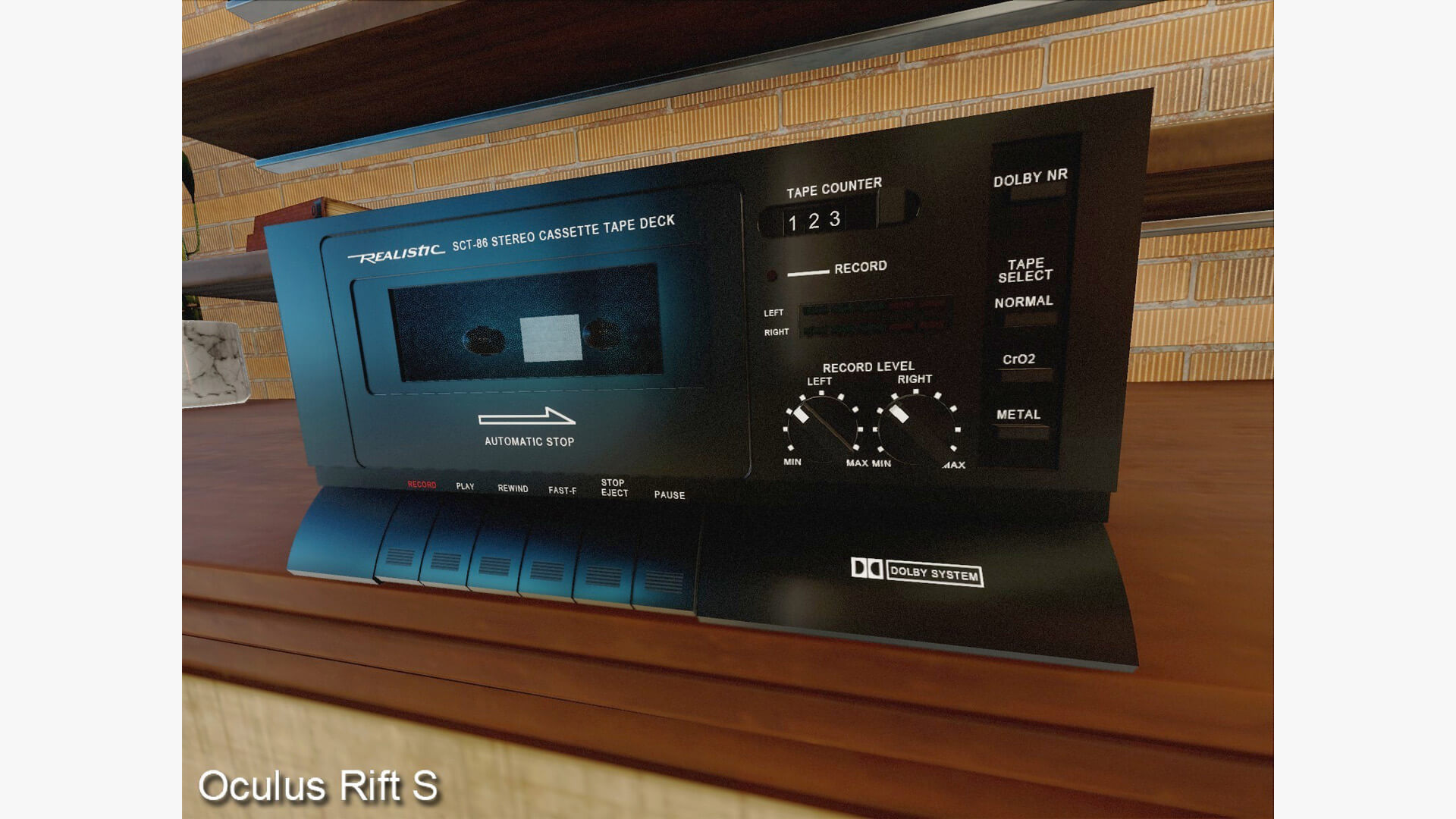 Mini Tape Deck - Realistic SCT-86 3D Model by SpiritSwitchboard
