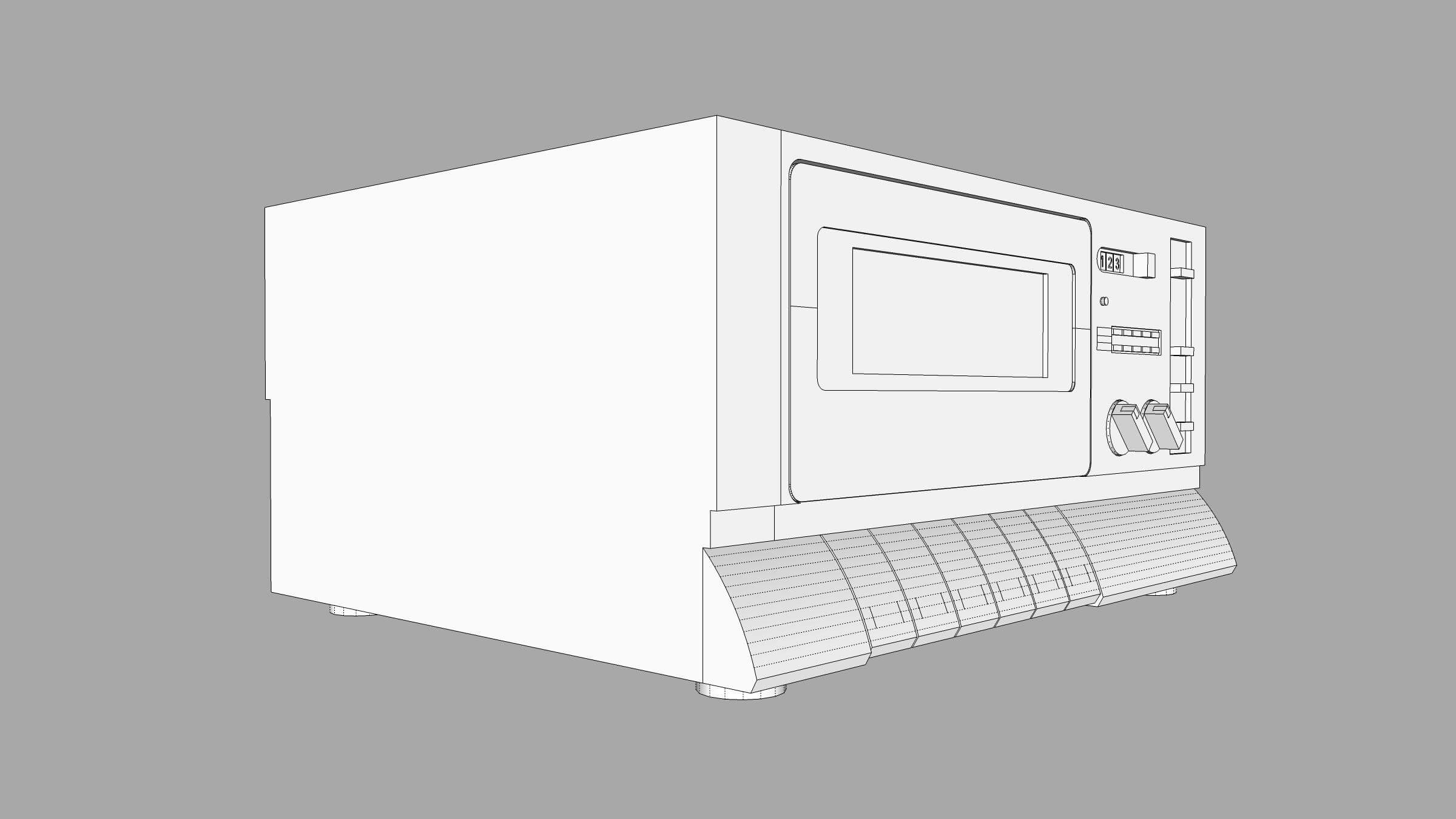 Mini Tape Deck - Realistic SCT-86 3D Model by SpiritSwitchboard