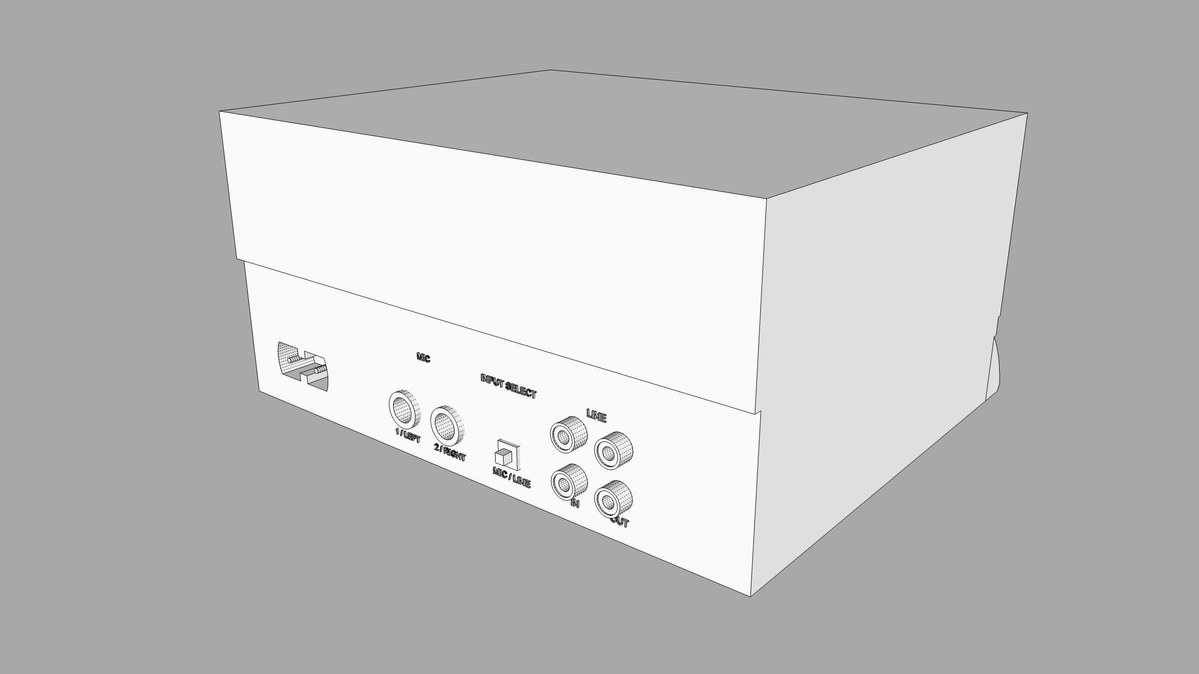 Mini Tape Deck - Realistic SCT-86 3D Model by SpiritSwitchboard
