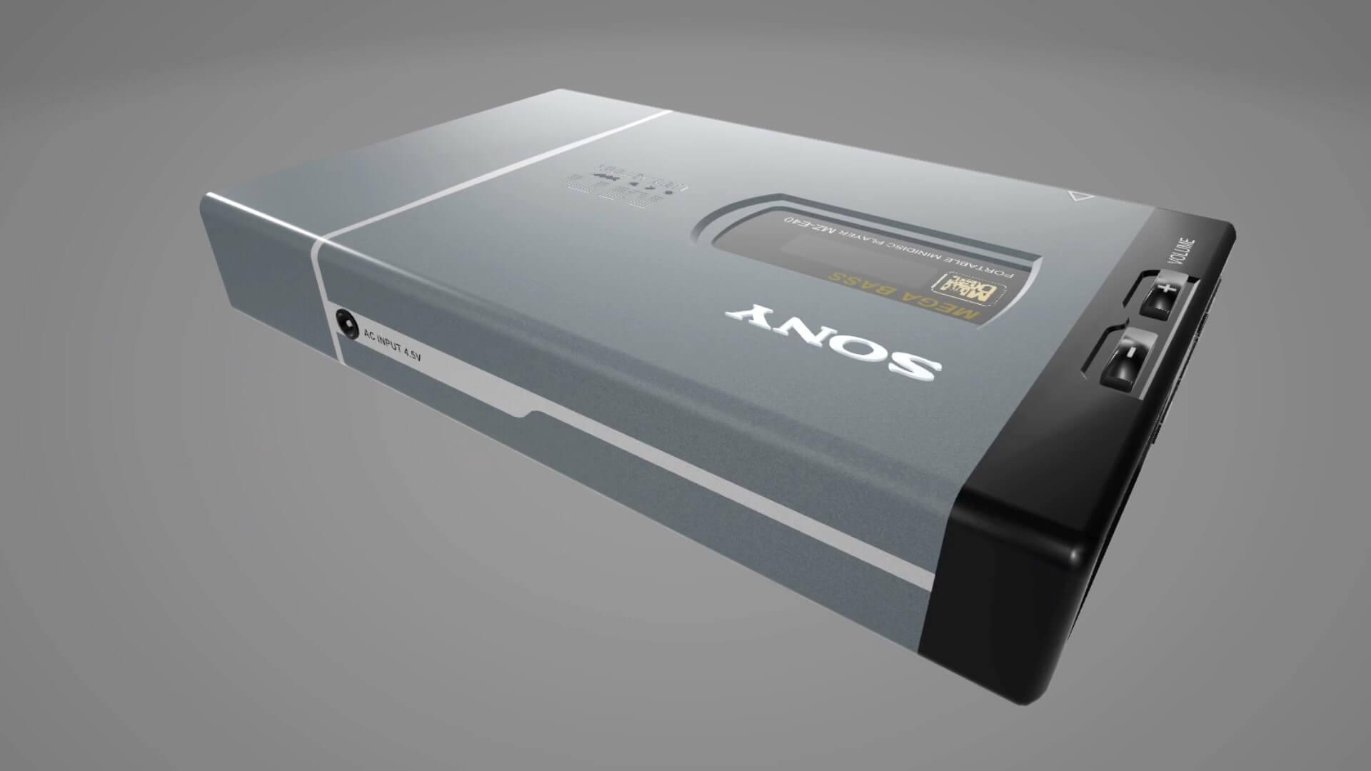 Minidisc Player - Sony Walkman Mz-E40 3D Model by SpiritSwitchboard