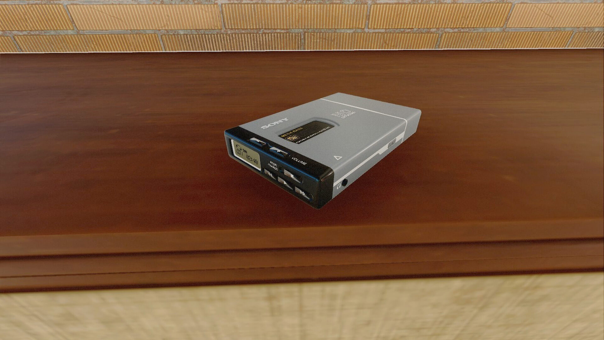 Minidisc Player - Sony Walkman Mz-E40 3D Model by SpiritSwitchboard