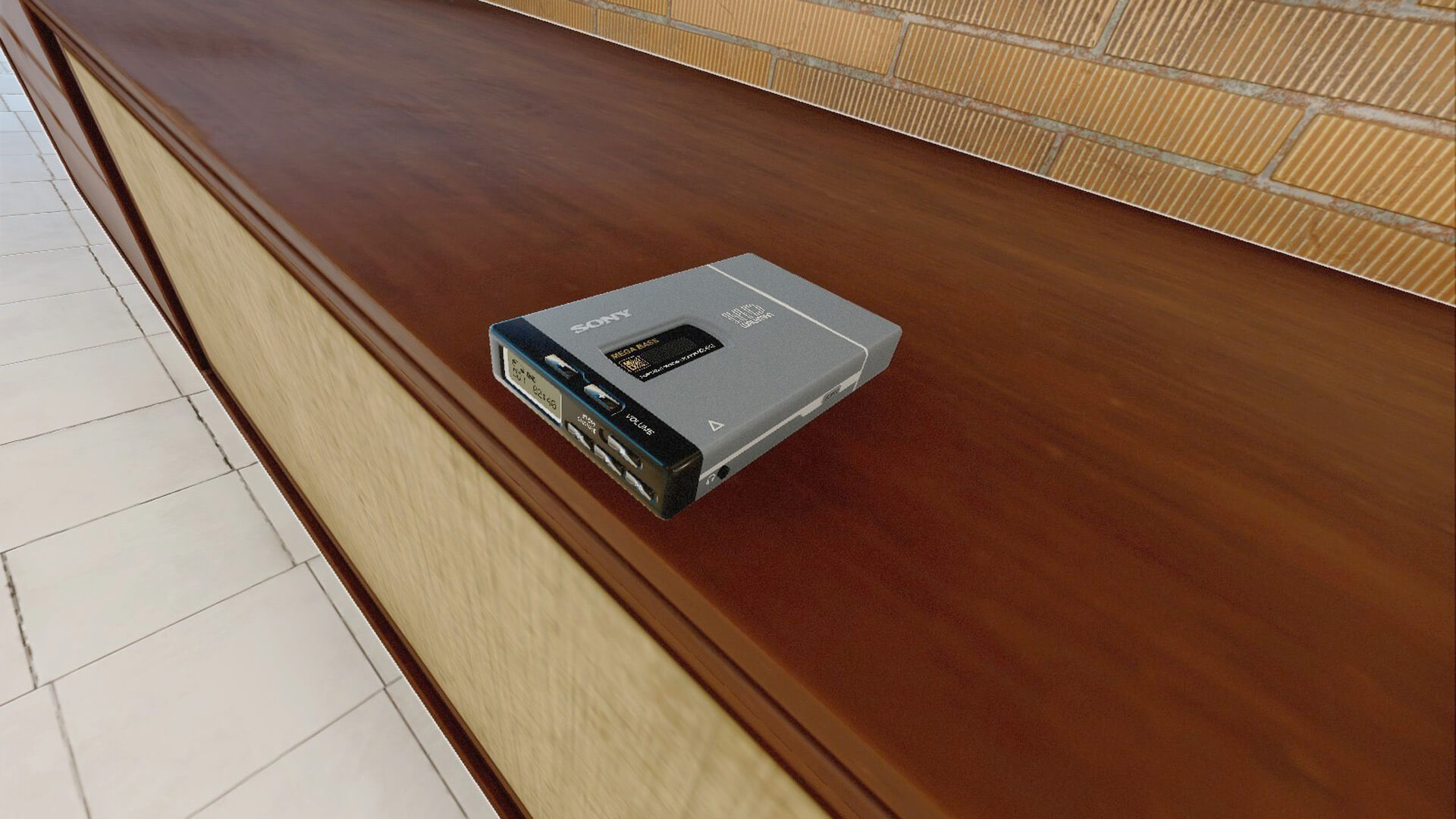 Minidisc Player - Sony Walkman Mz-E40 3D Model by SpiritSwitchboard