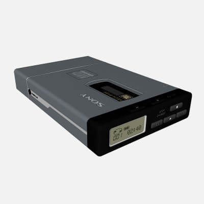 Minidisc Player - Sony Walkman Mz-E40 3D Model by SpiritSwitchboard