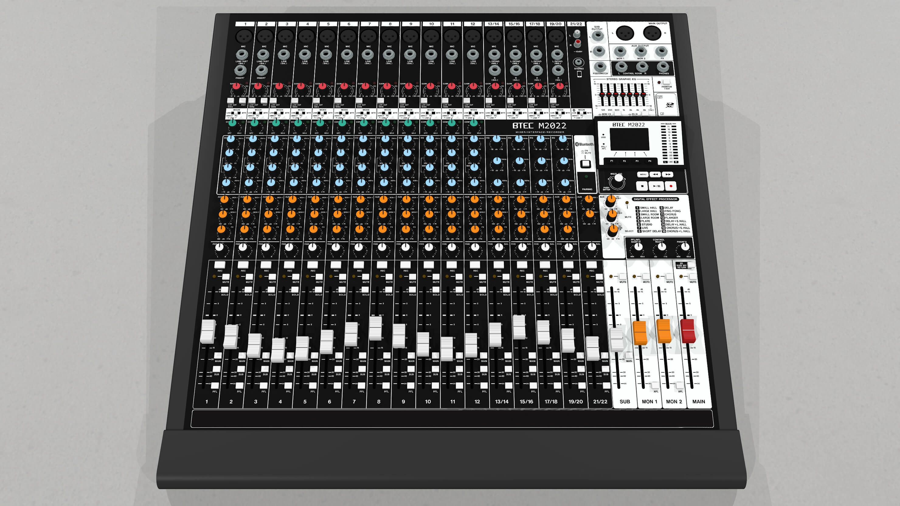 Mixing Board - Live Mixer 3D Model by SpiritSwitchboard