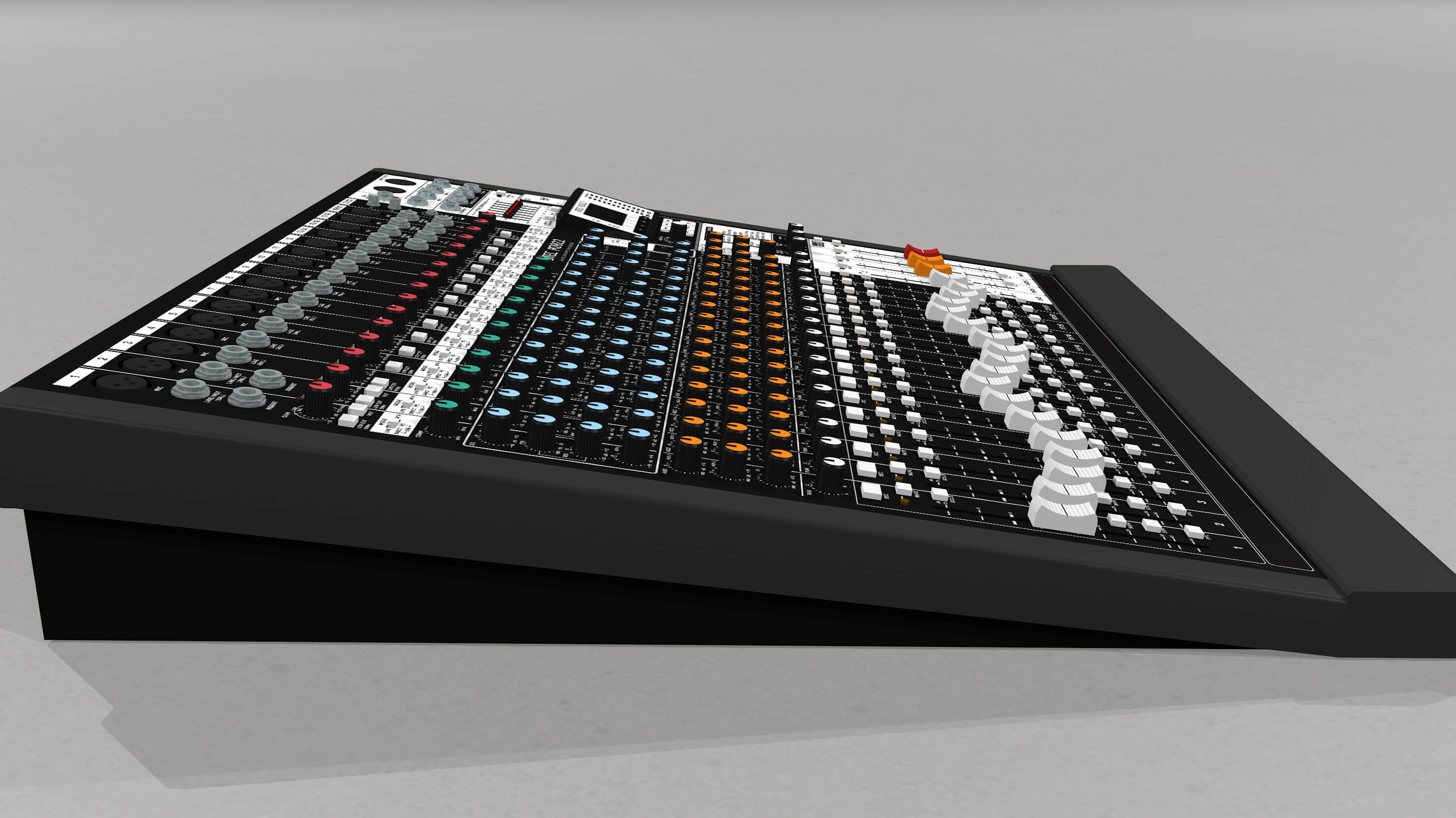 Mixing Board - Live Mixer 3D Model by SpiritSwitchboard