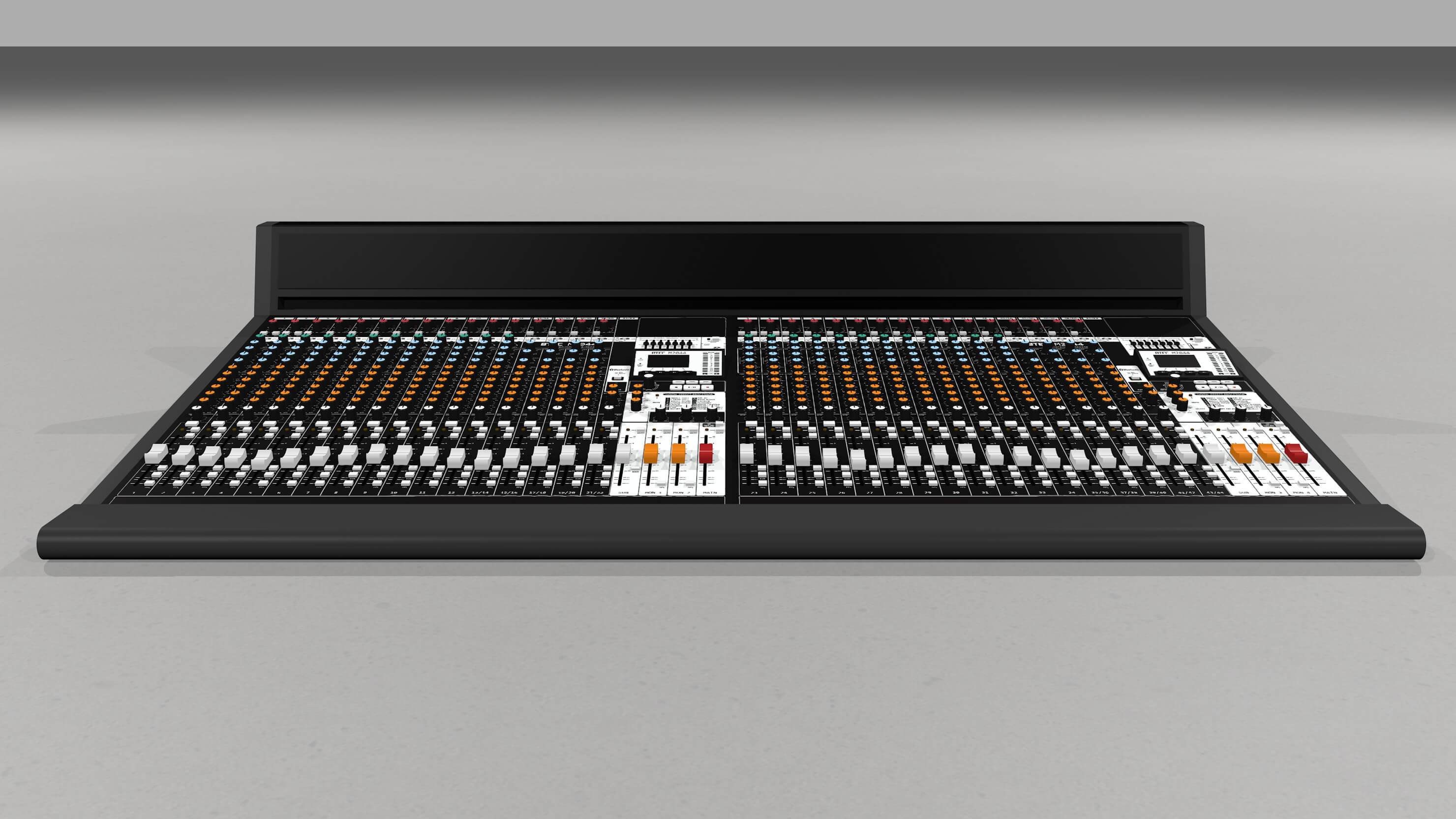 Mixing Board - Recording Studio Mixer 3D Model by SpiritSwitchboard