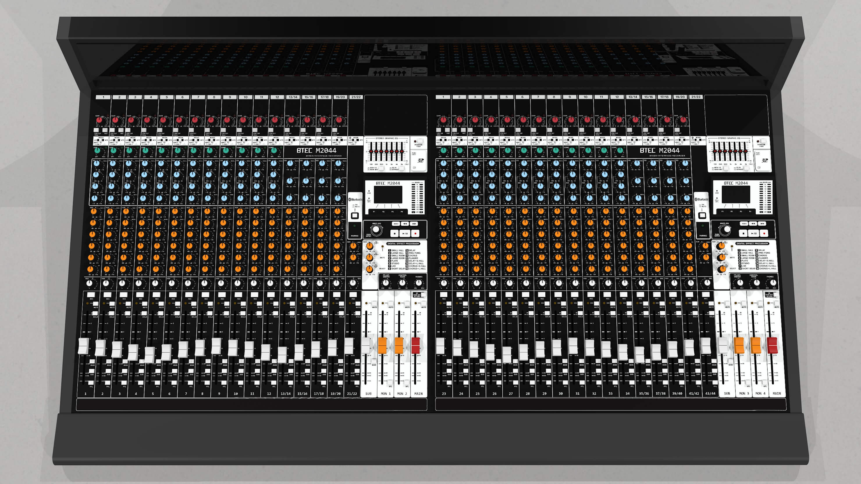 Mixing Board - Recording Studio Mixer 3D Model by SpiritSwitchboard