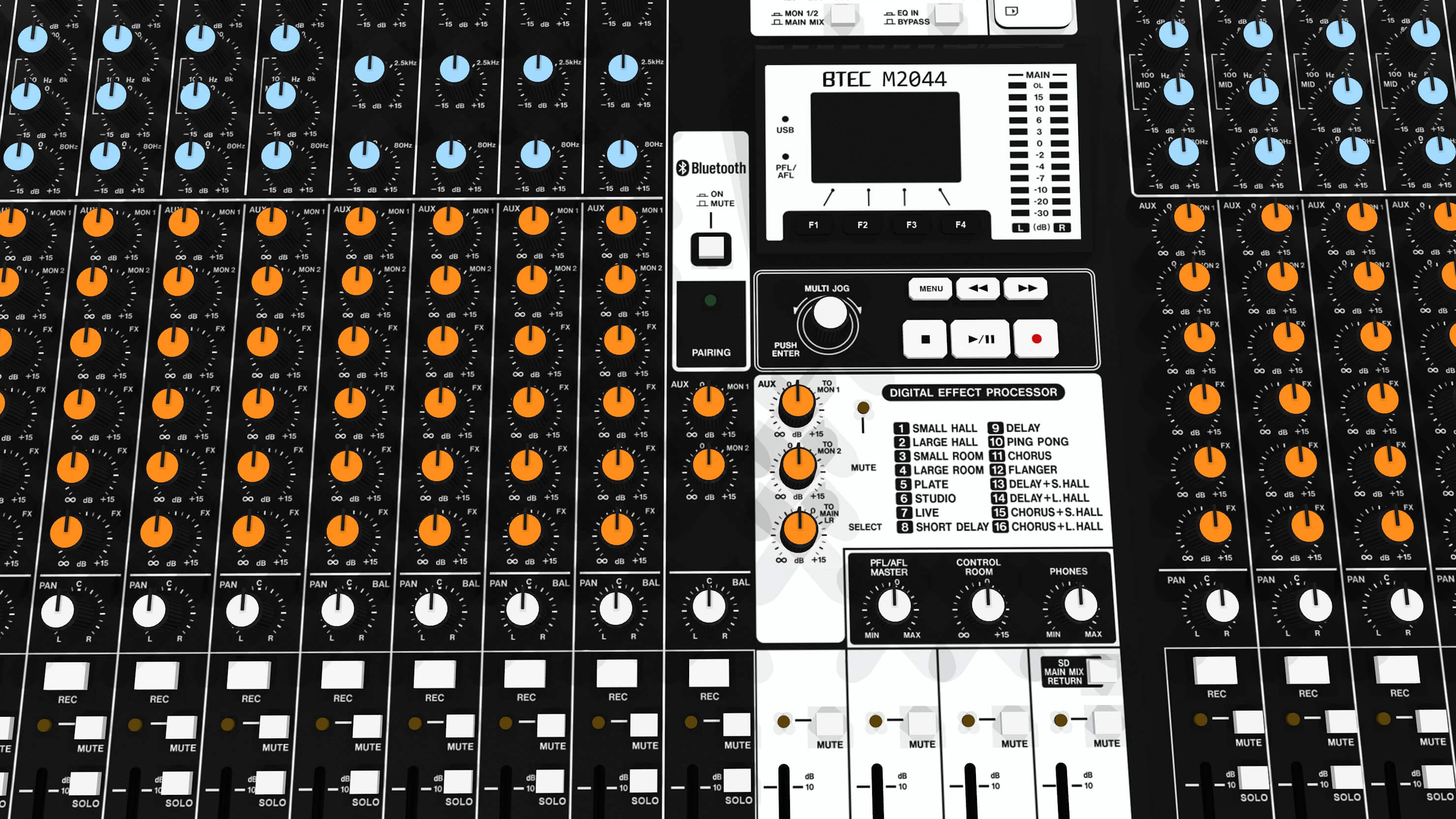Mixing Board - Recording Studio Mixer 3D Model by SpiritSwitchboard