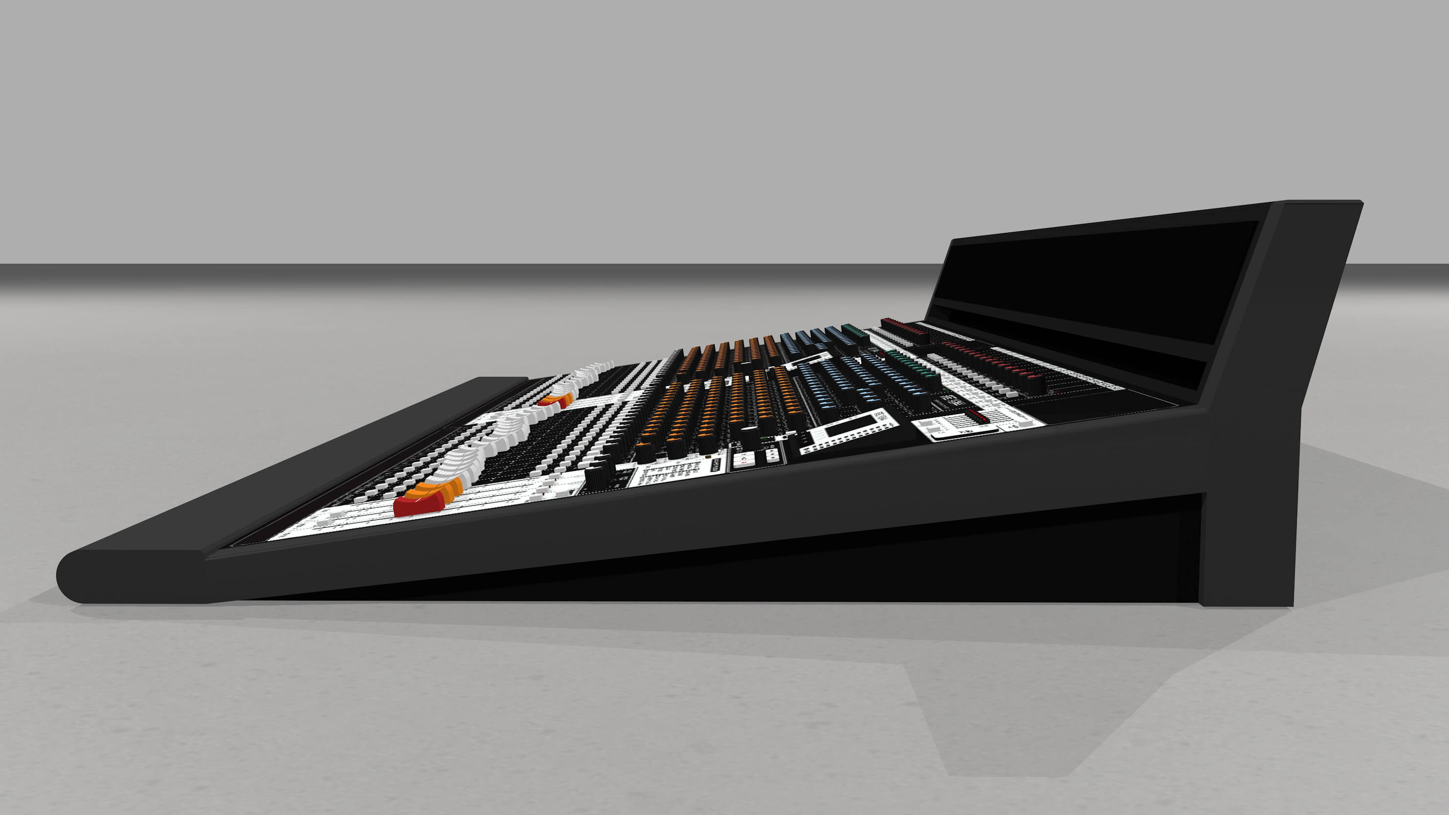 Mixing Board - Recording Studio Mixer 3D Model by SpiritSwitchboard