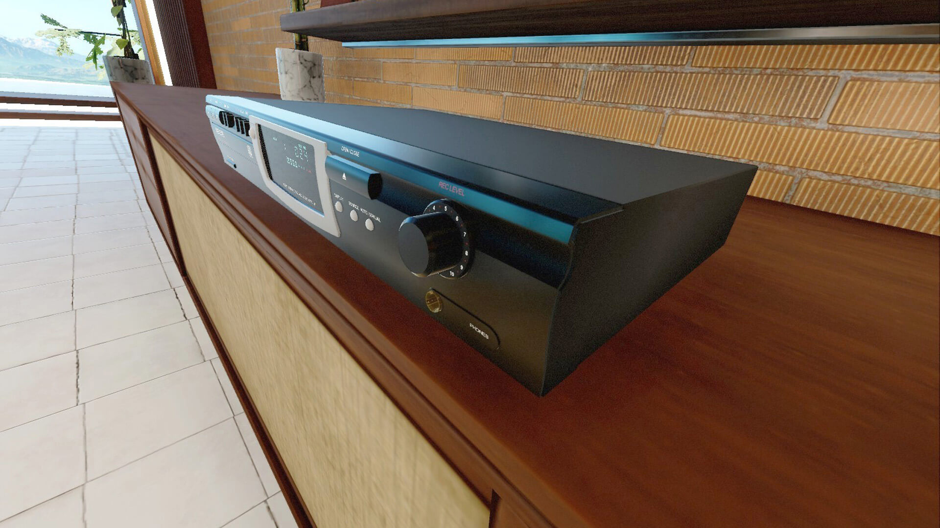 Philips CD Burner Deck - 3D Model by SpiritSwitchboard