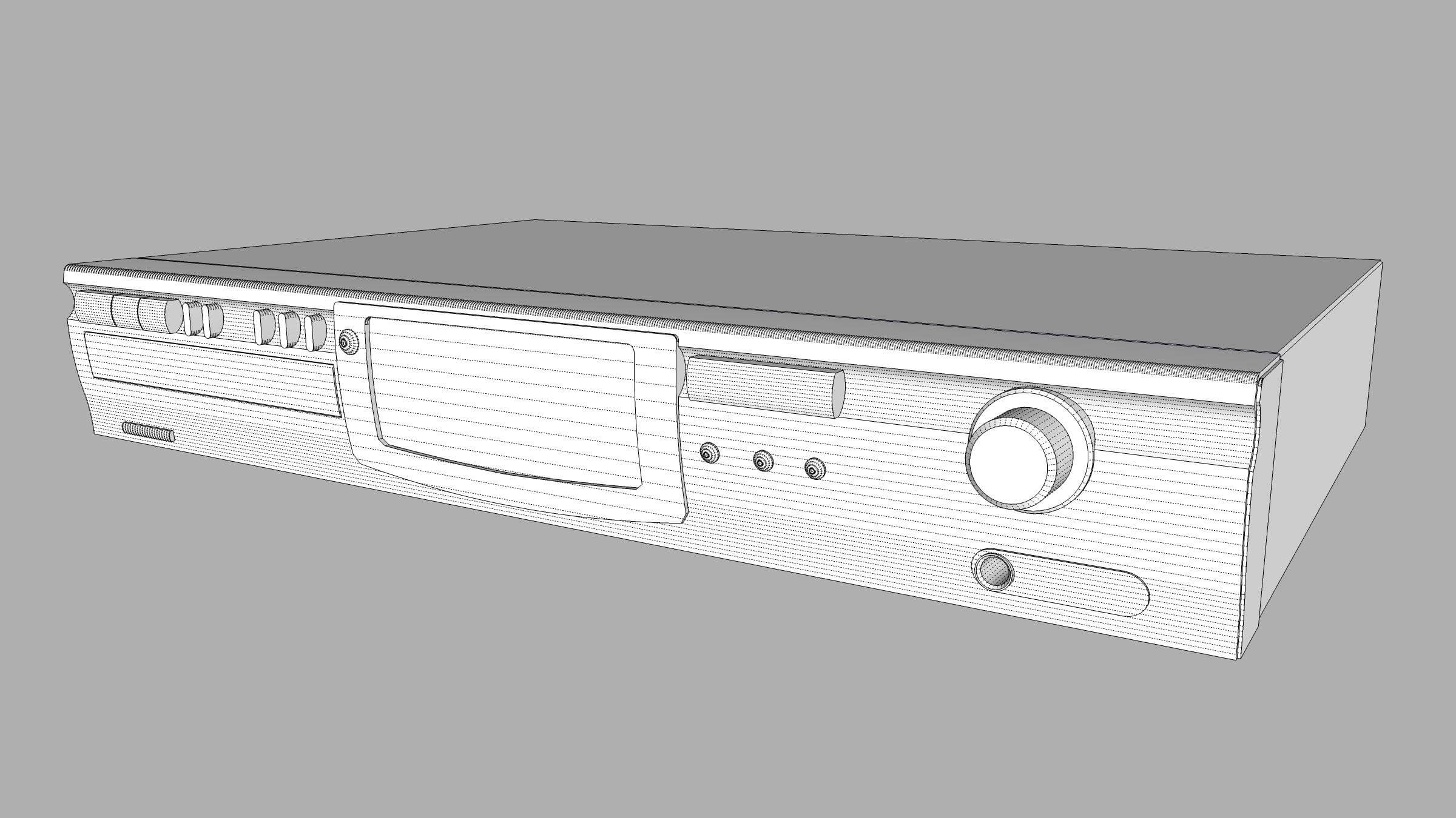 Philips CD Burner Deck - 3D Model by SpiritSwitchboard