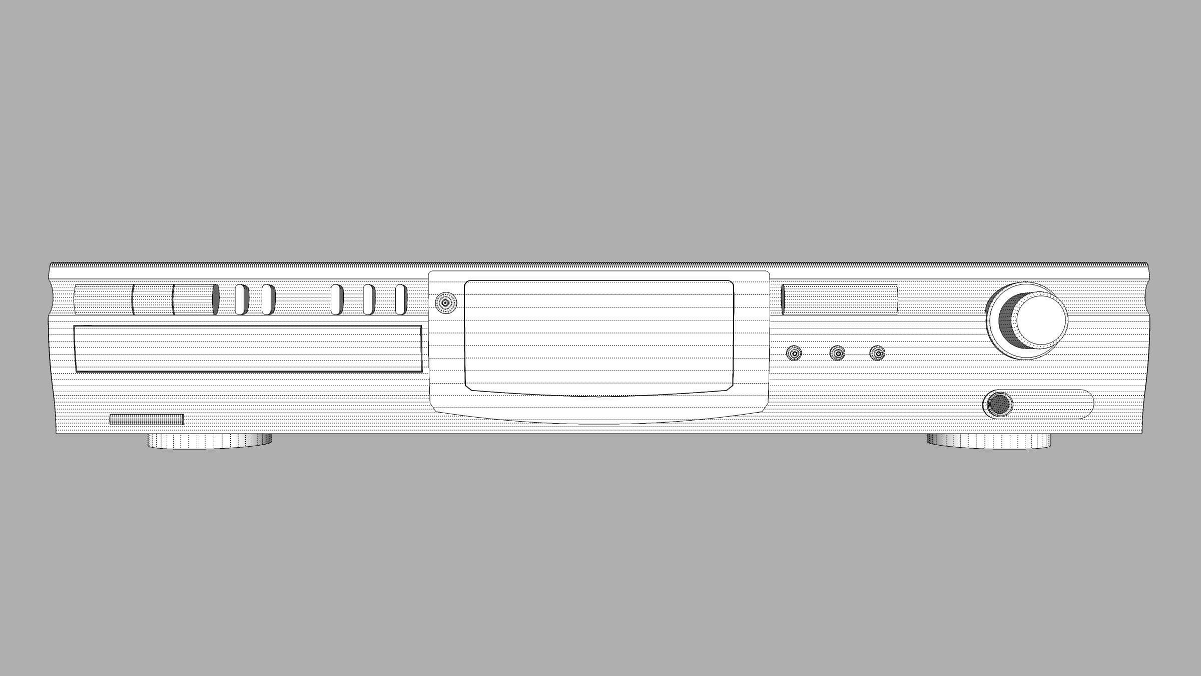 Philips CD Burner Deck - 3D Model by SpiritSwitchboard