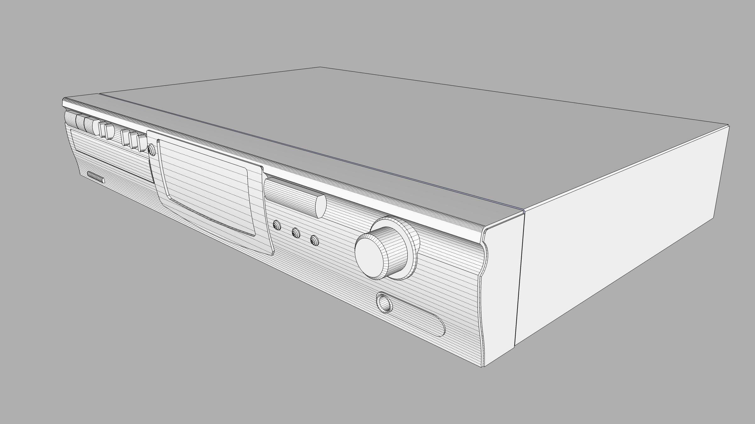 Philips CD Burner Deck - 3D Model by SpiritSwitchboard