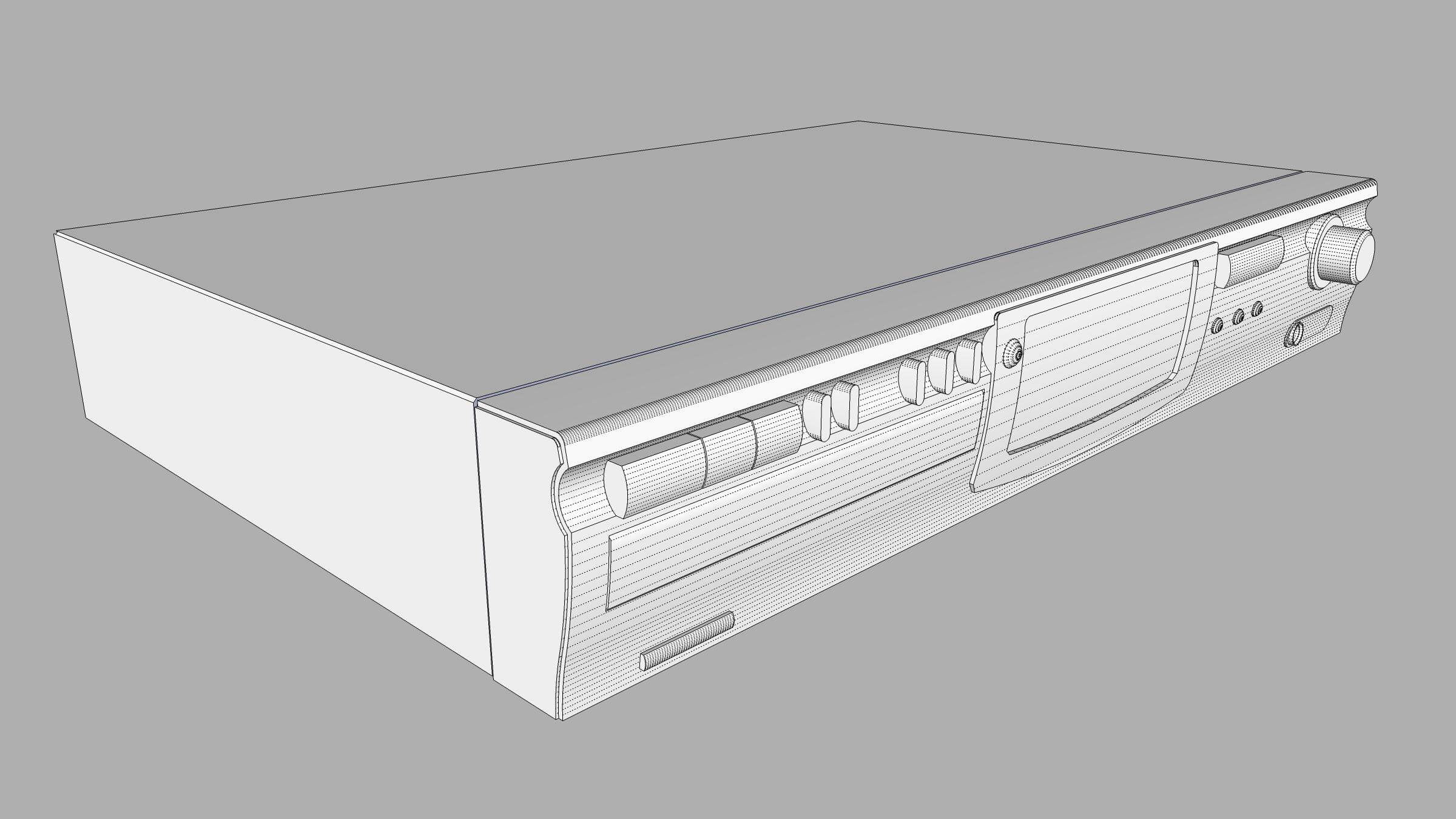 Philips CD Burner Deck - 3D Model by SpiritSwitchboard