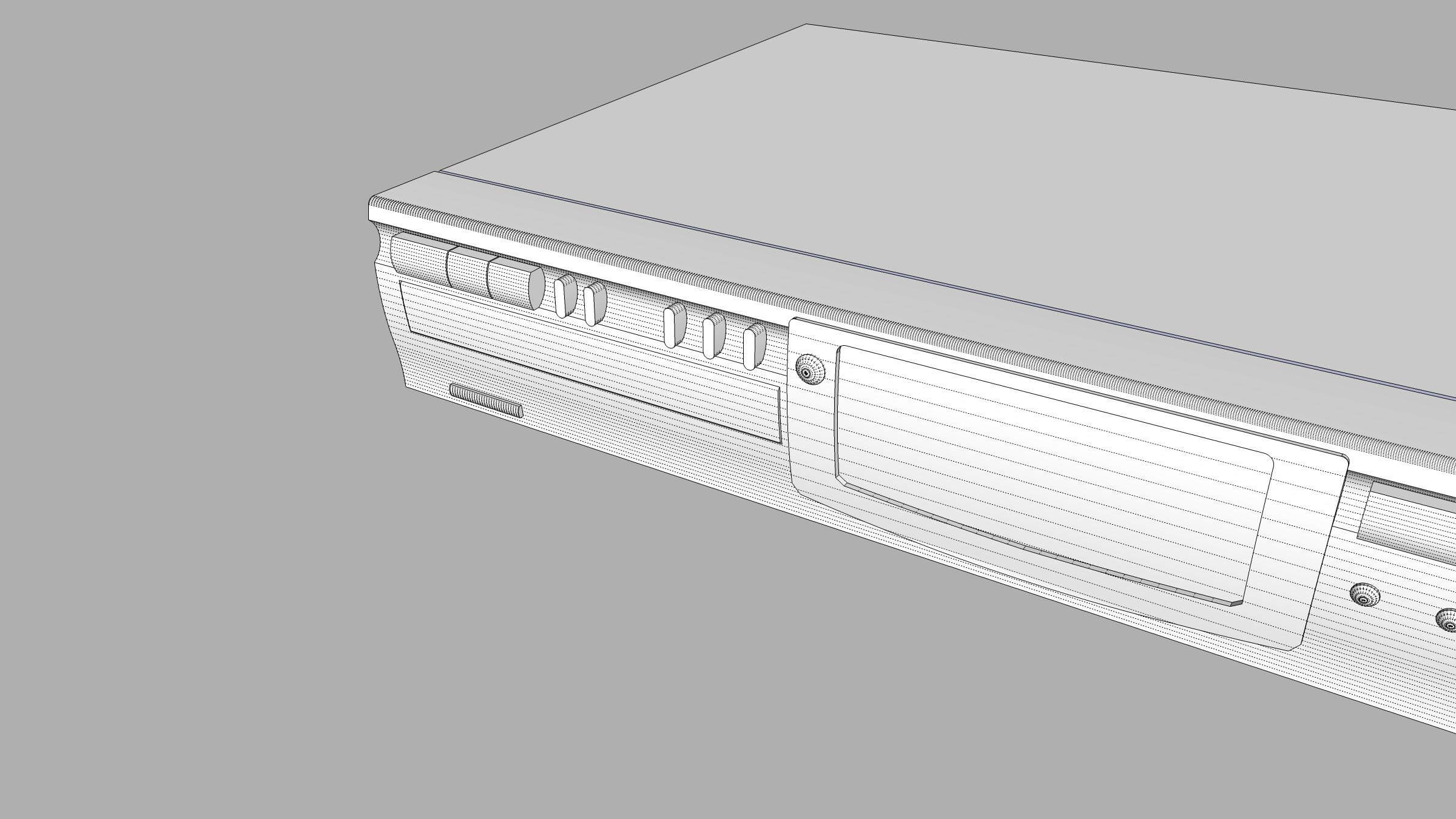 Philips CD Burner Deck - 3D Model by SpiritSwitchboard