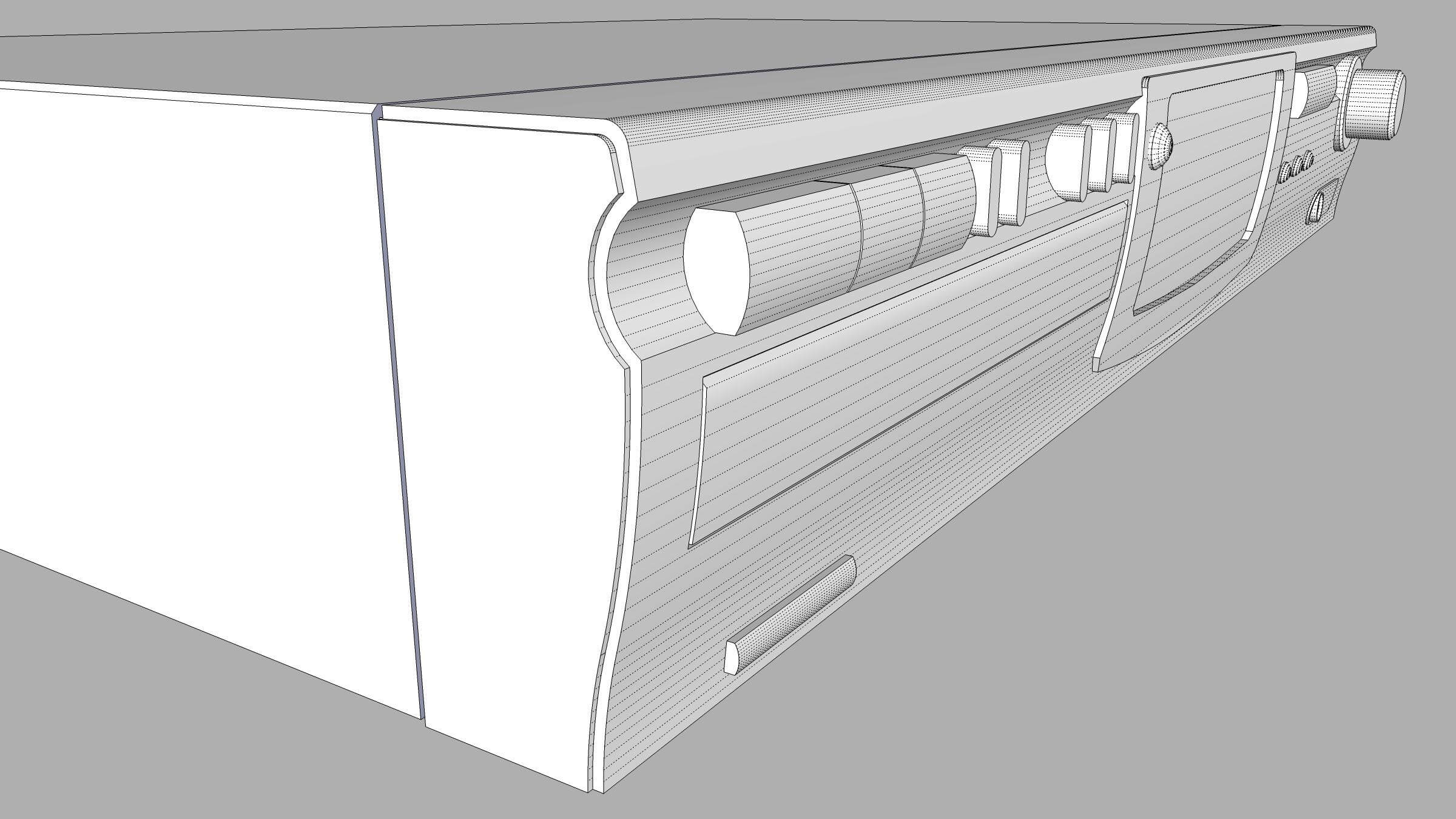 Philips CD Burner Deck - 3D Model by SpiritSwitchboard
