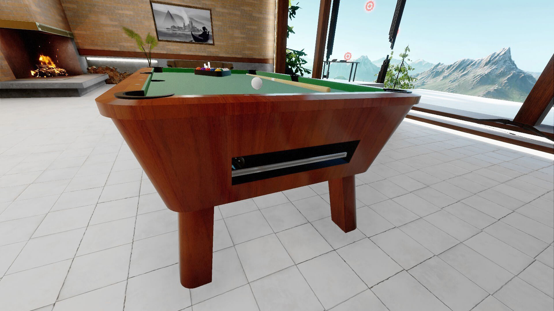 Pool Table - Billiards Set 3D Model by SpiritSwitchboard