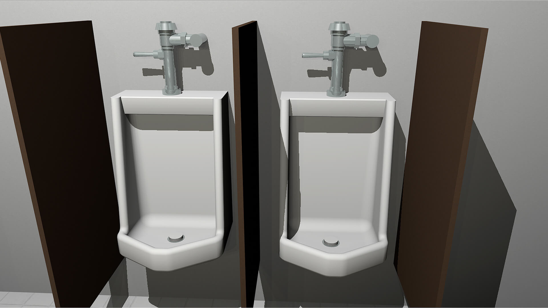 Public Restroom Set - 3D Model by SpiritSwitchboard
