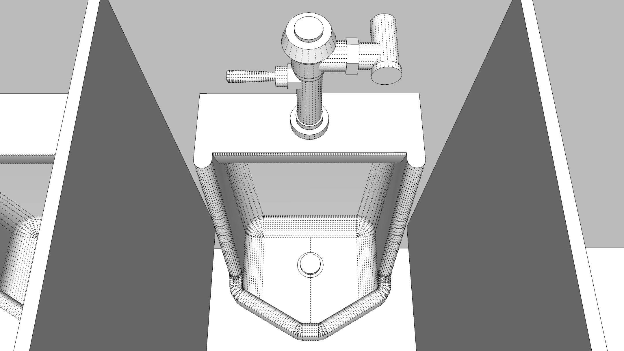 Public Restroom Set - 3D Model by SpiritSwitchboard
