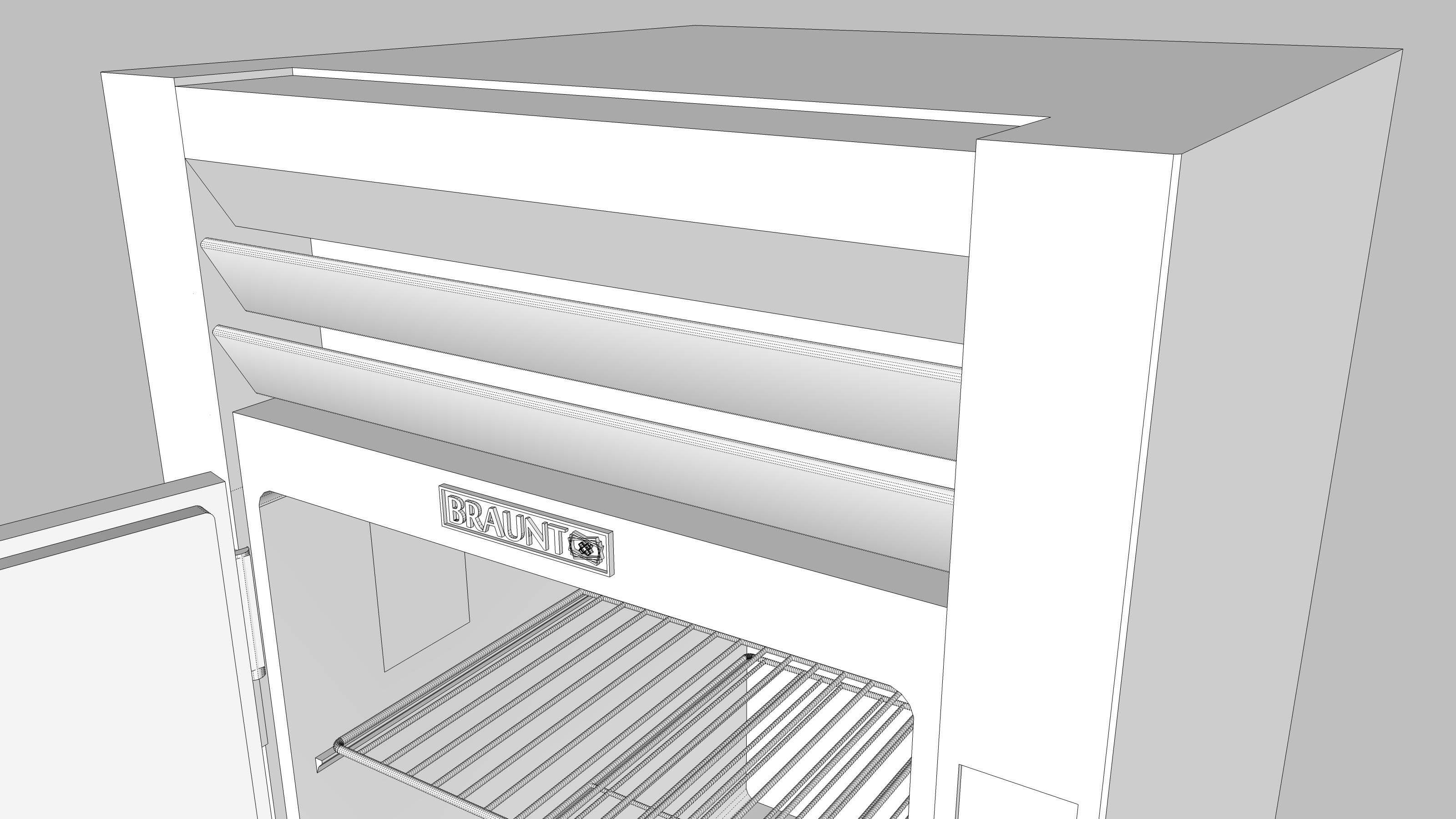 Reach-In Cooler / Freezer for Restaurant 3D Model by SpiritSwitchboard