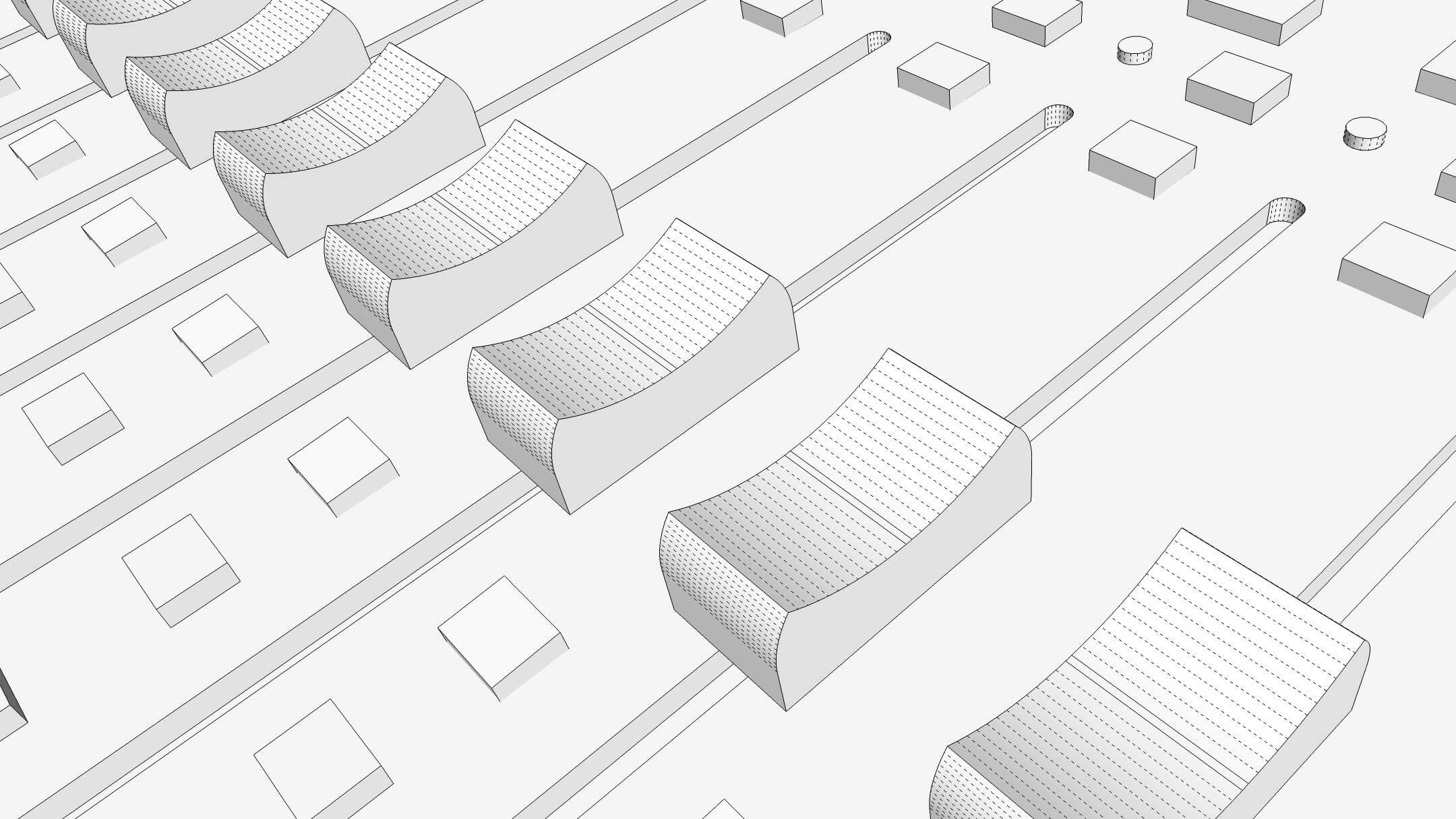 Recording Studio Mixing Desk With Monitors - 3D Model by SpiritSwitchboard